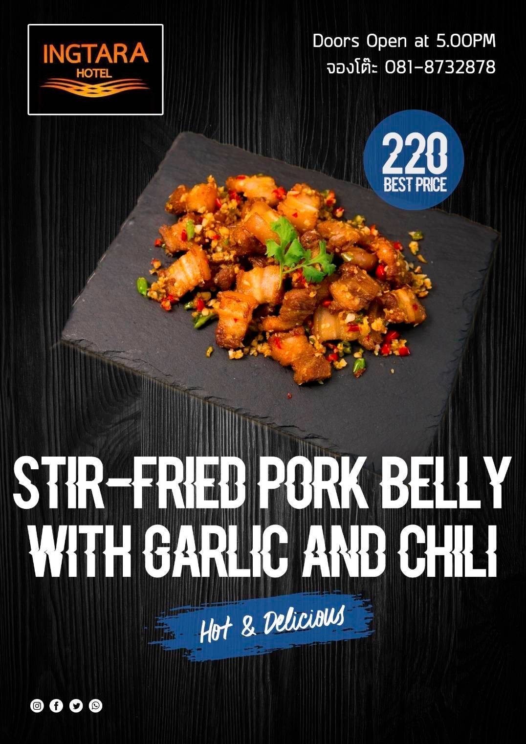 ร้าน Ing Rooftop Restaurant ร้านอาหารชั้น7 | รีวิวร้านอาหาร