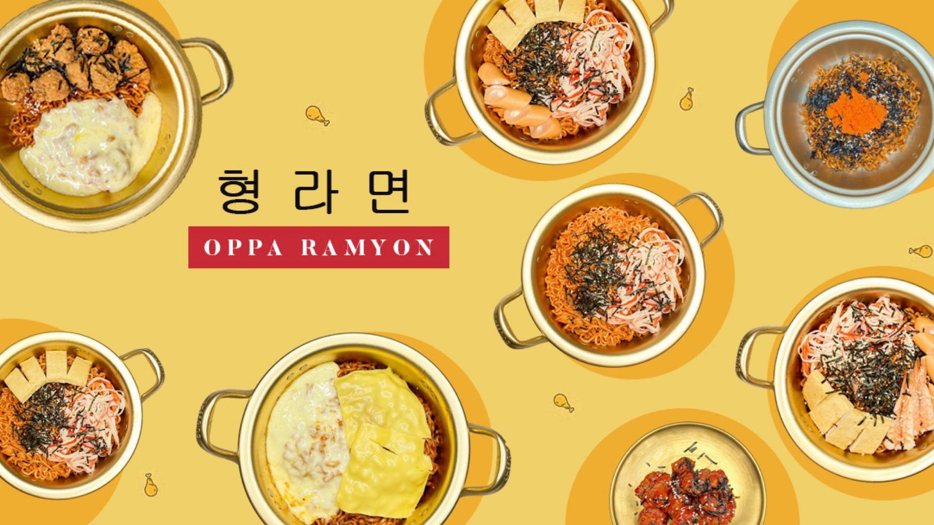 Oppa Ramyon - 형 라면 มาม่าเผ็ดเกาหลี - สั่งอาหารเดลิเวอรี | Wongnai x ...