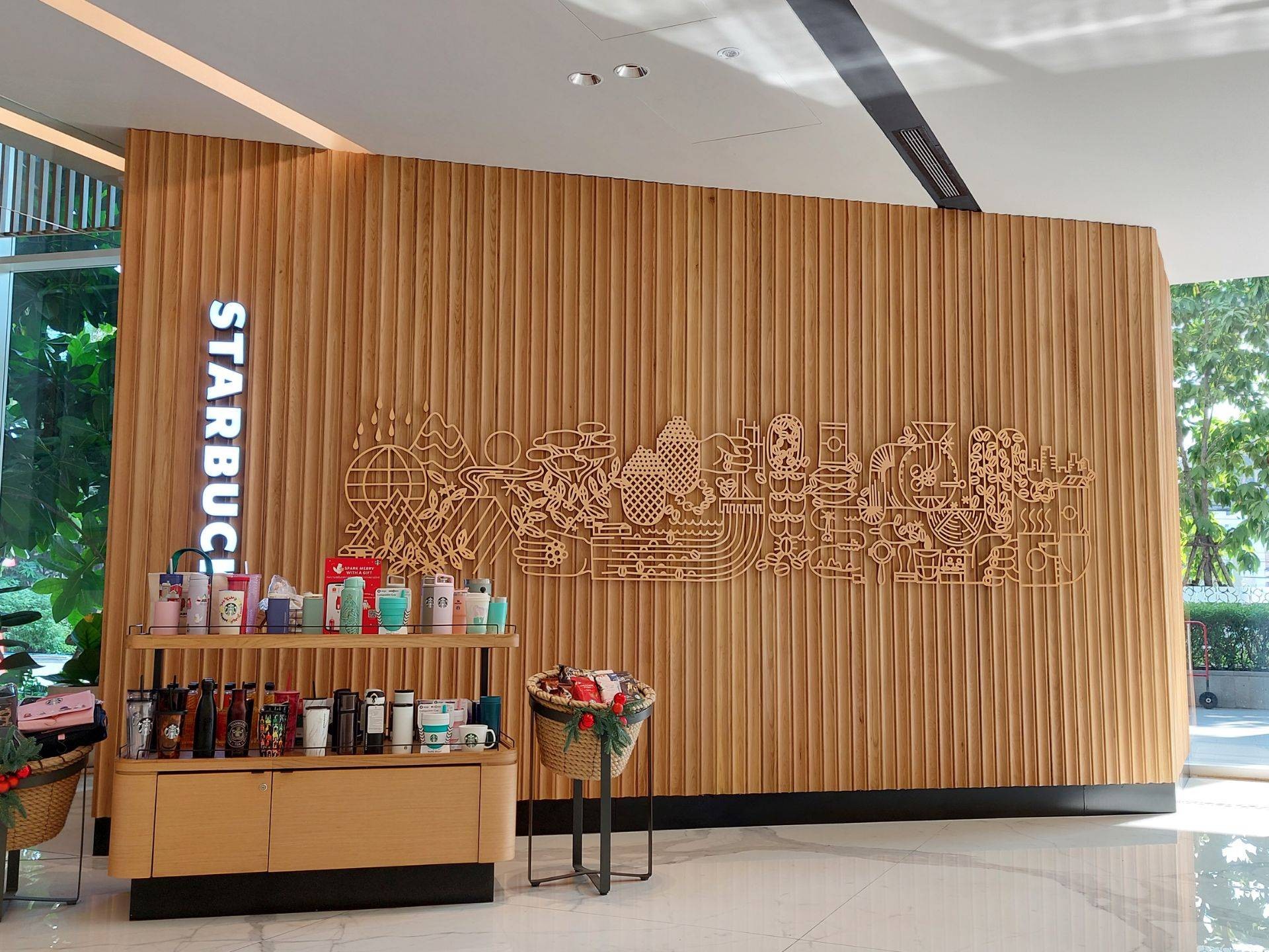 รีวิว Starbucks Med Park Hospital - starbucks สวยๆ ในรพ.Med Park