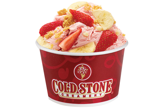 สตรอว์เบอร์รี บานาน่า รอนดิฝูส (Strawberry Banana Rendezvous™) Like it size ร้าน Cold Stone ...