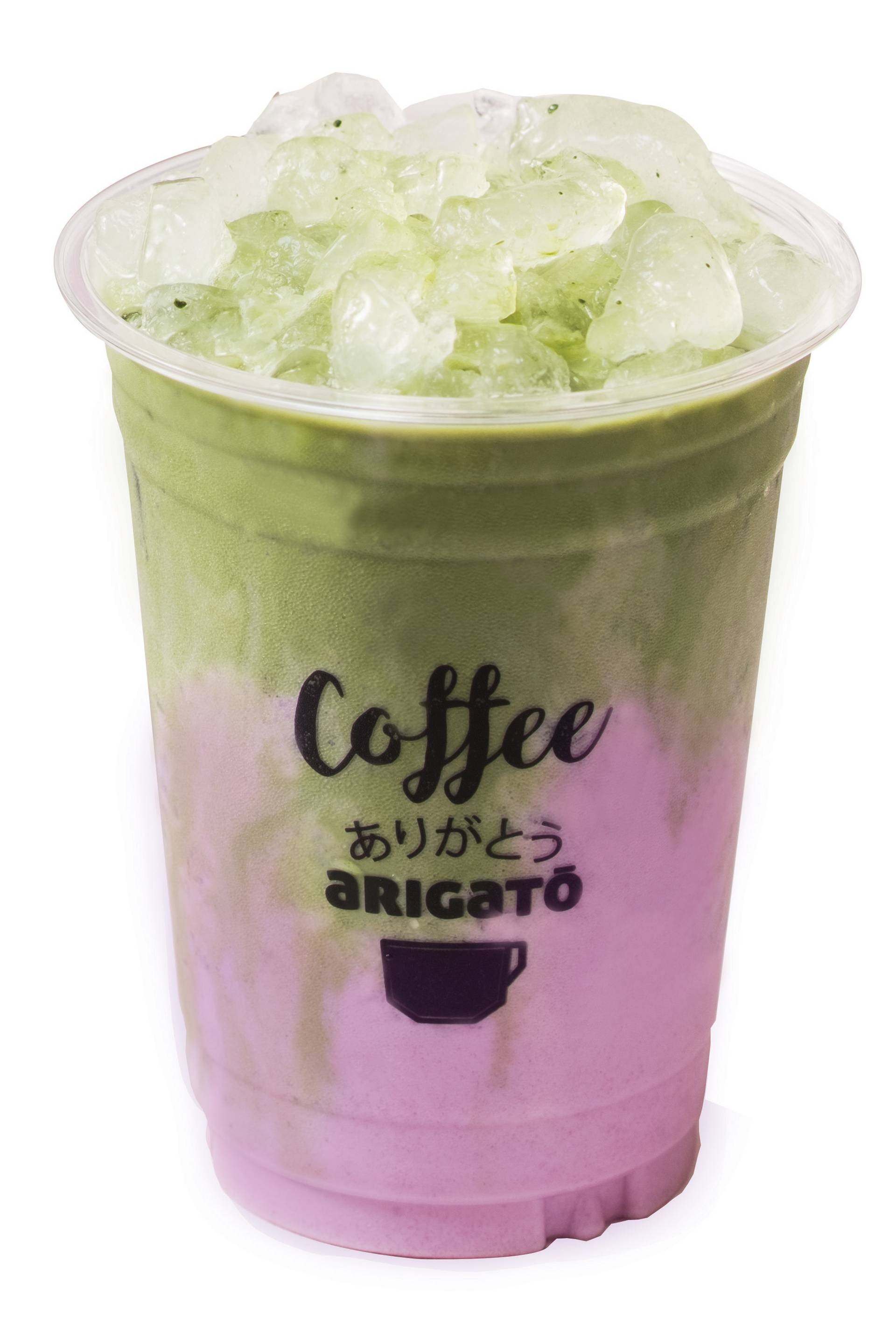 มัทฉะมันม่วง(16oz.) ร้าน Coffee Arigato บิ๊กซี สุขสวัสดิ์