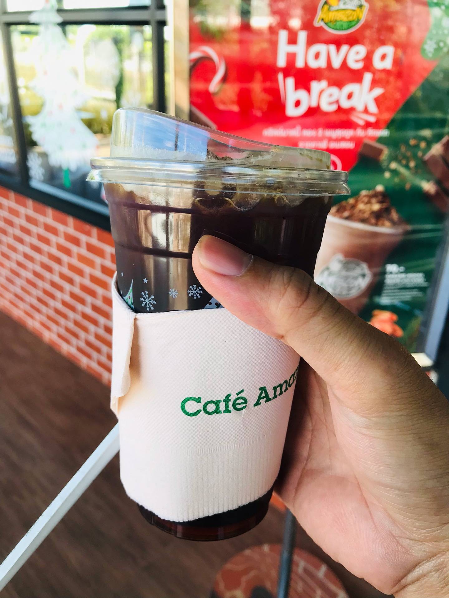 [รีวิว] ร้าน Café Amazon - SD3089 ม.นครพนม | เมนูแนะนำ รูปภาพ ราคา