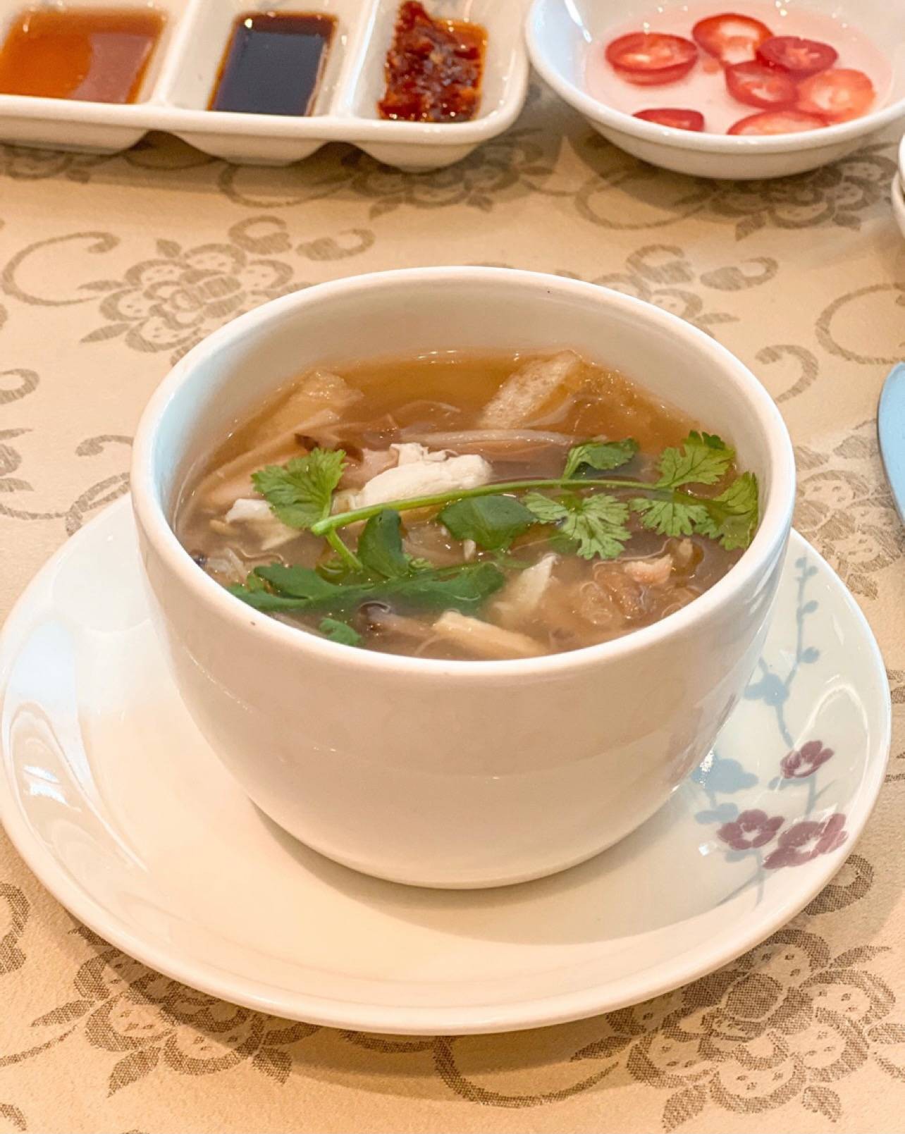 ซุปเป๋าฮื้อเห็ดหอม ร้าน Man Fu Yuan Kitchen โครงการนอร์ธปาร์ค