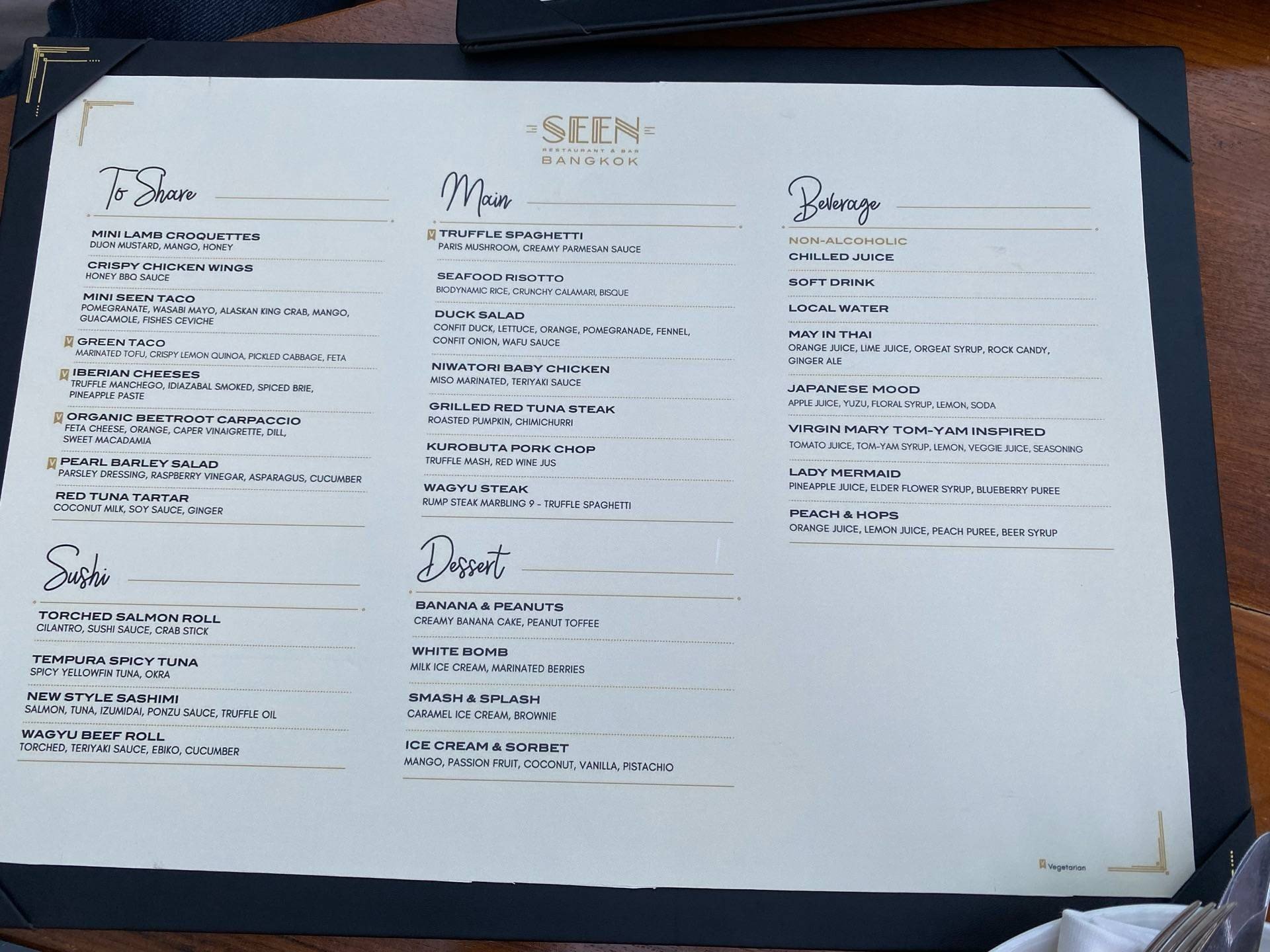 รูป SEEN Restaurant & Bar Bangkok