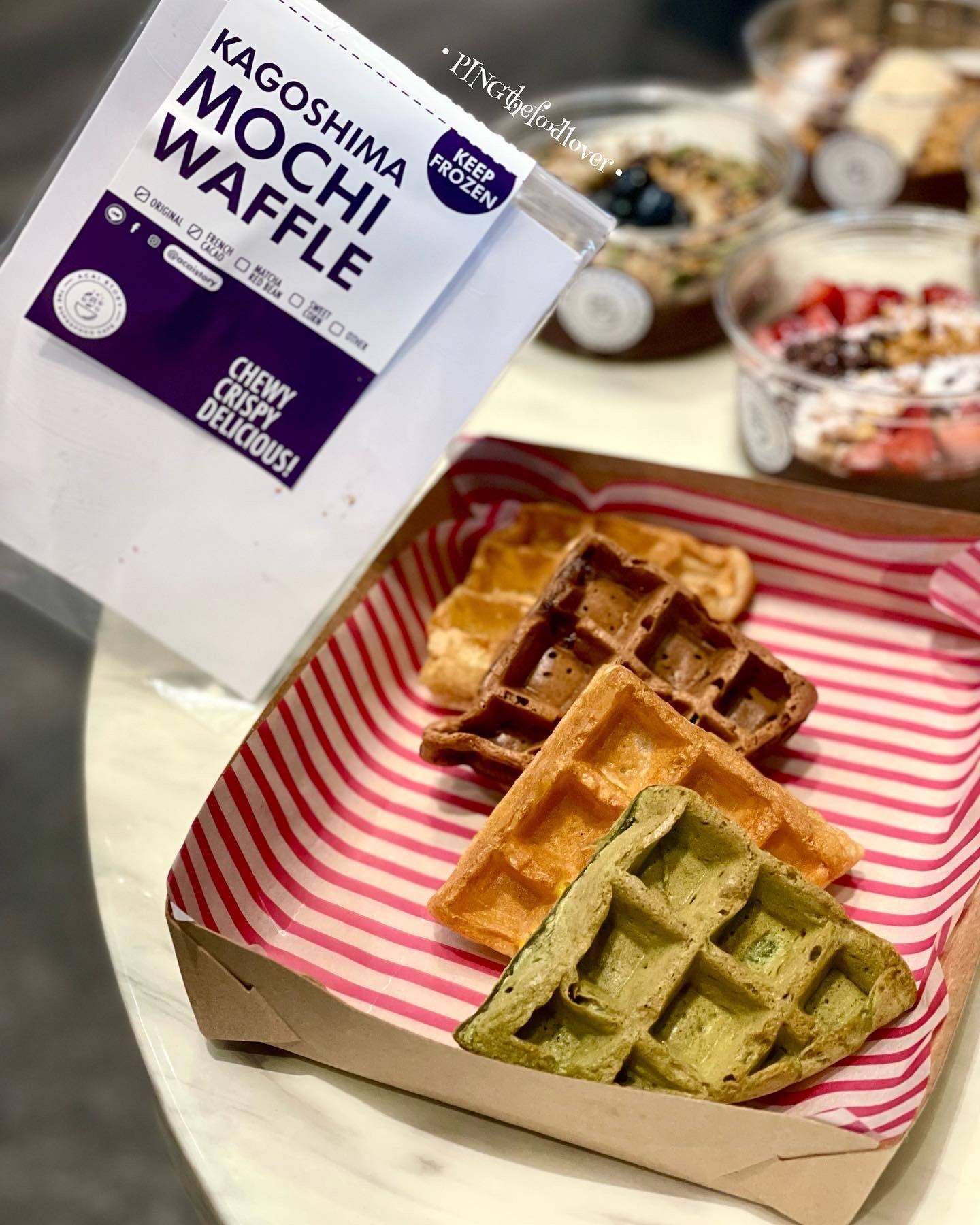Kagoshima Mochi Waffle - Original • มี 4 รสชาติสูตร Vegan และ Gluten ...
