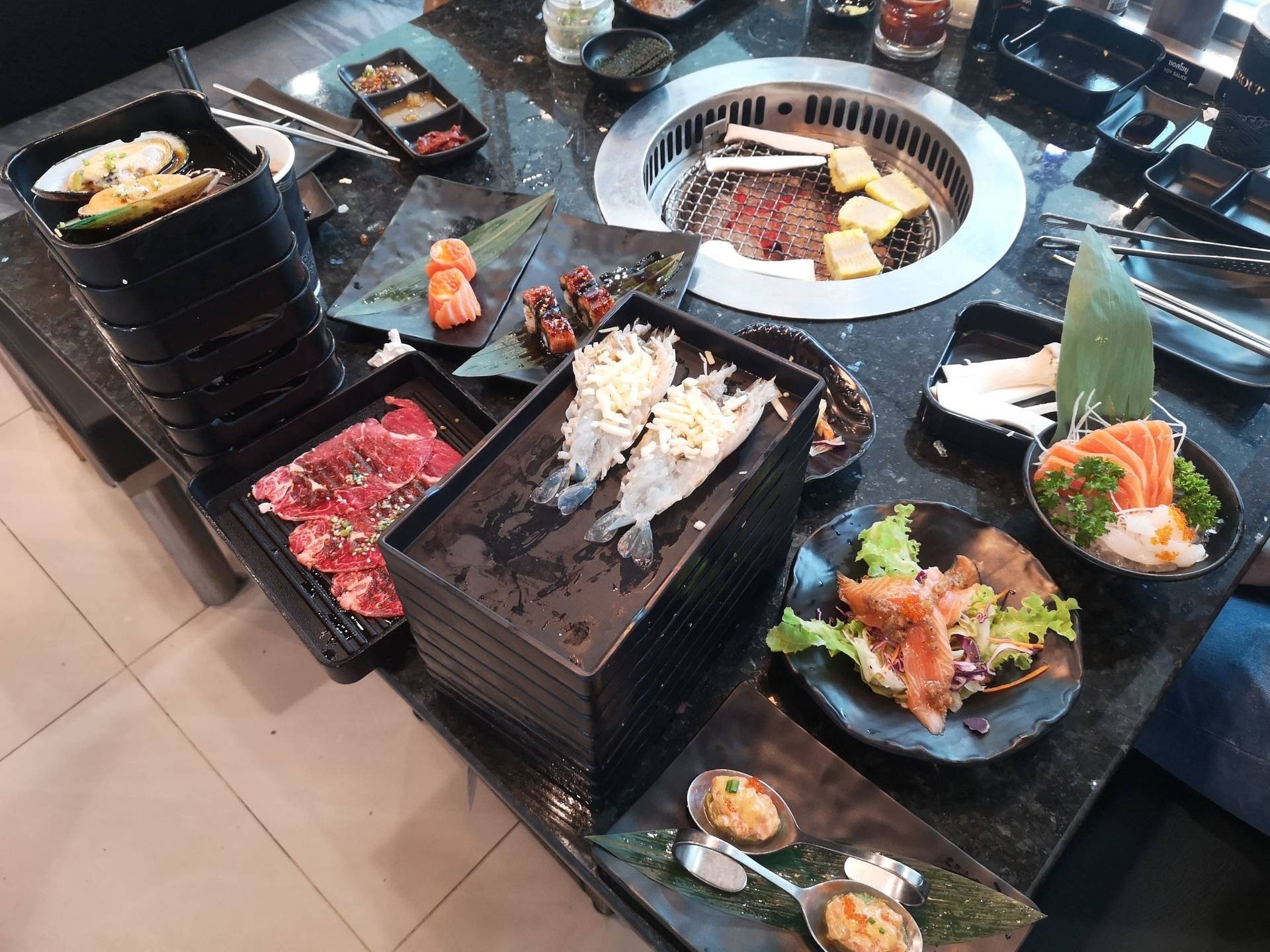 รูป Tenjo Sushi & Yakiniku Premium Buffet เซ็นทรัลพระราม 9 - Wongnai