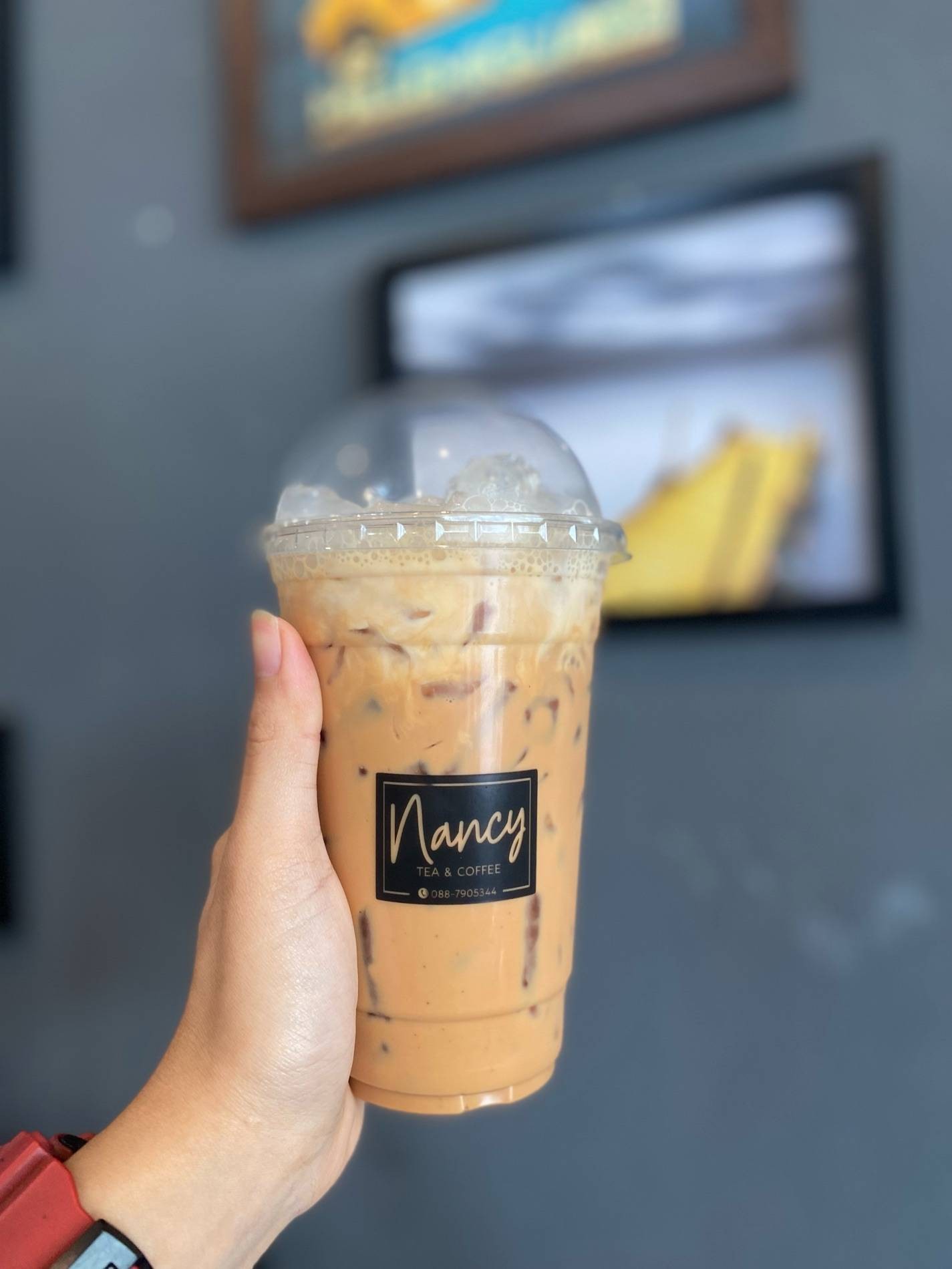 ชาซีลอนเย็น • image ร้าน Nancy tea&coffee ตรงข้ามวิทยาลัยเทคนิคหาดใหญ่