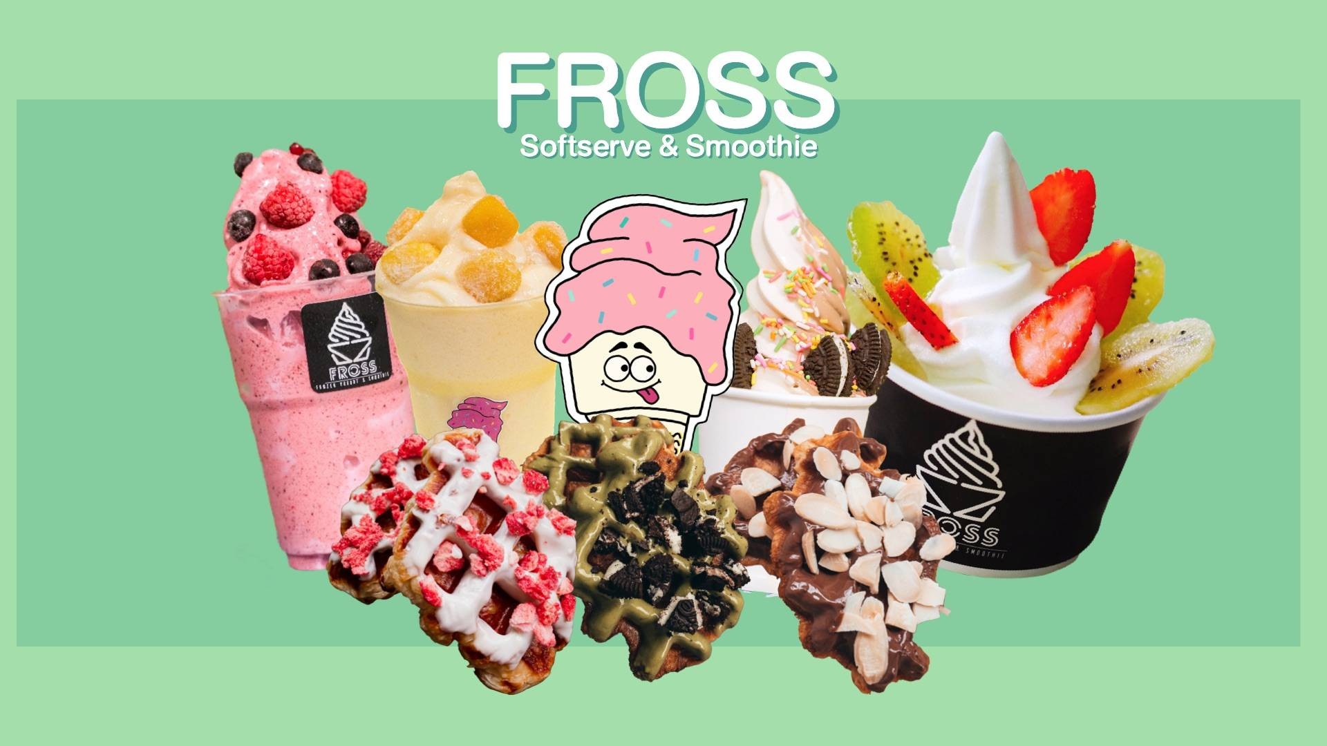 [รีวิว] ร้าน FROSS - Ice cream Soft Serve & Smoothie Tops Plaza Phichit ...