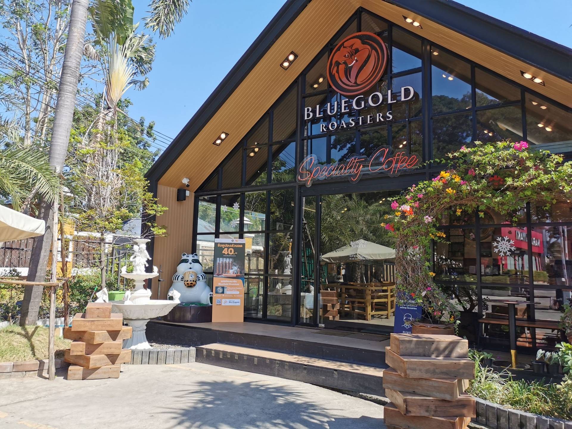 รูป กาแฟขี้ชะมด Bluegold Roaster Coffee เลียบทางด่วนเอกมัย-รามอินทรา