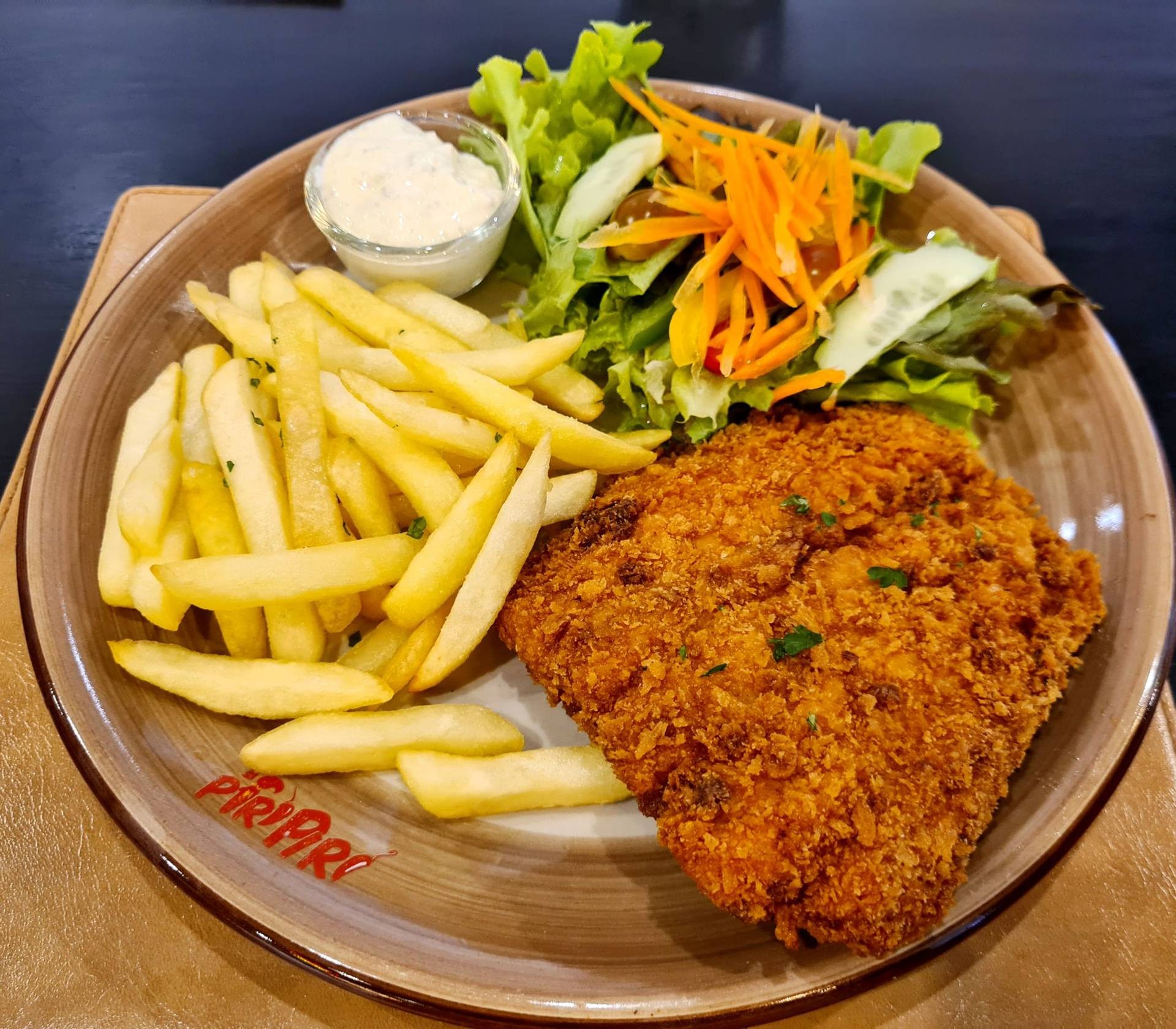 Fish And Chips ร้าน Piri Piri Flaming Grill สยามพารากอน - Wongnai