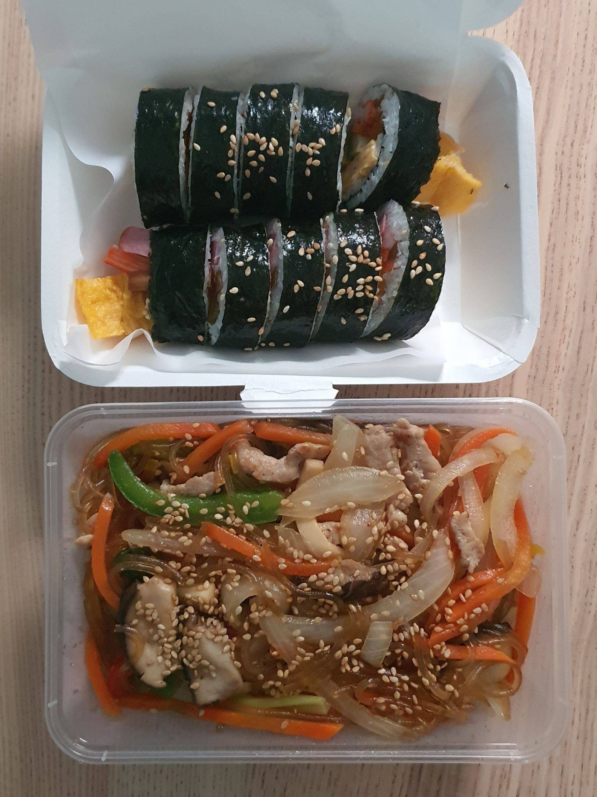 คิมบับอาปา 1 โรล ร้าน Korean Food MasterChef