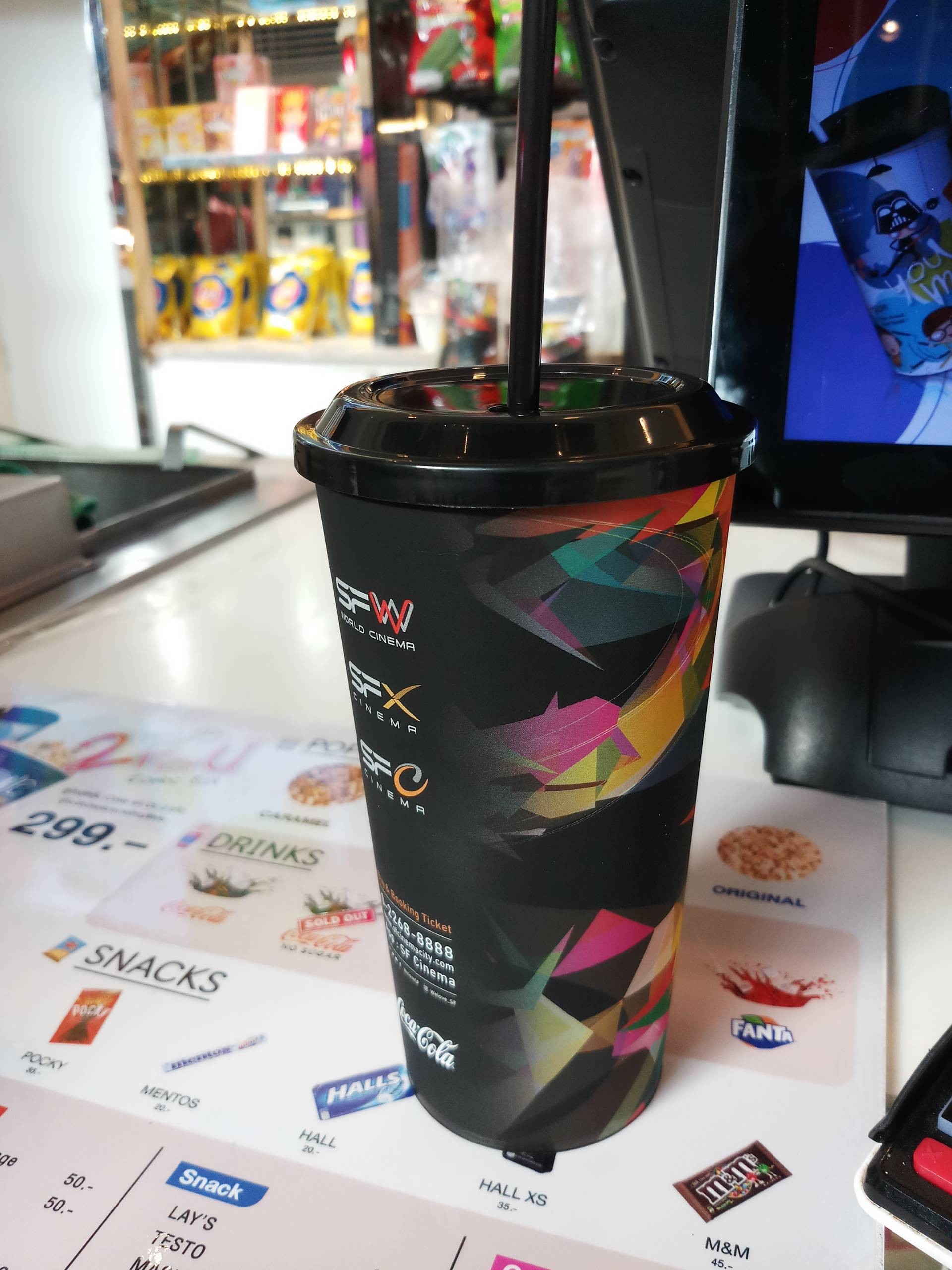 โค้ก ร้าน Popcorn SF Cinema เทอร์มินอล 21 อโศก