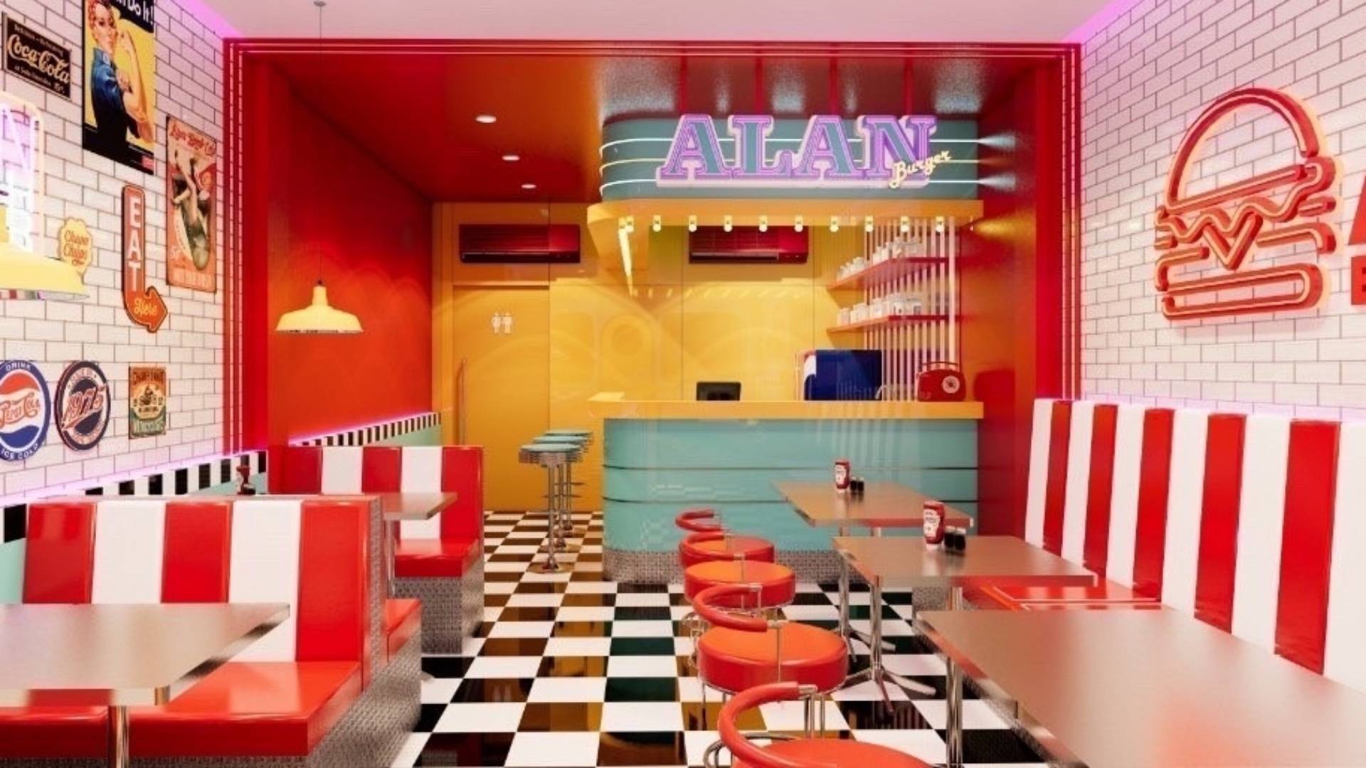 ร้าน Alan Burger สาขากังสดาล | รีวิวร้านอาหาร - Wongnai