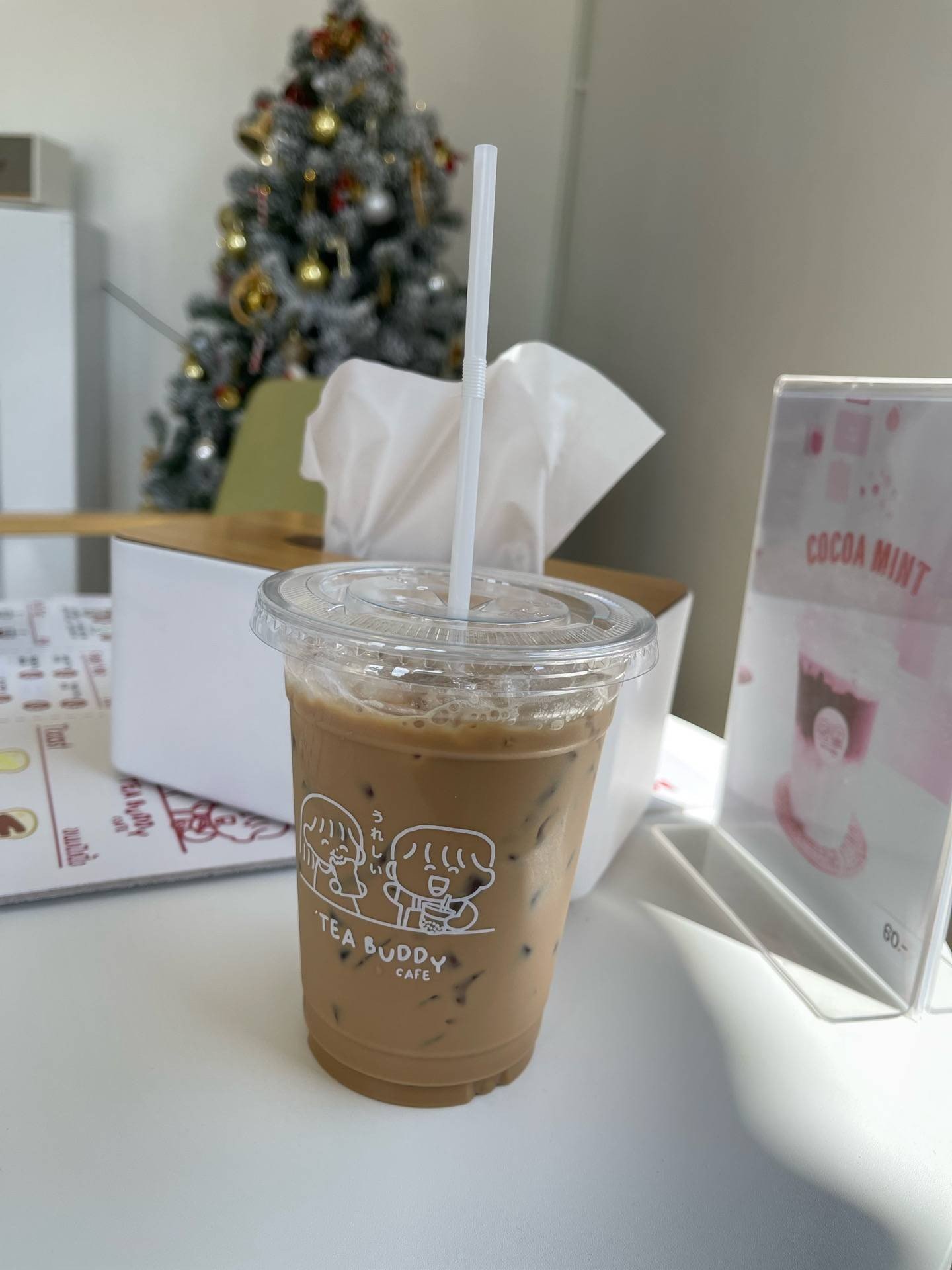 รีวิว TEA BUDDY COFFEE กาแฟ ชา นมสด ขนมปังปิ้ง ครอฟเฟิล) - Mini cafe กาแฟอร่อย