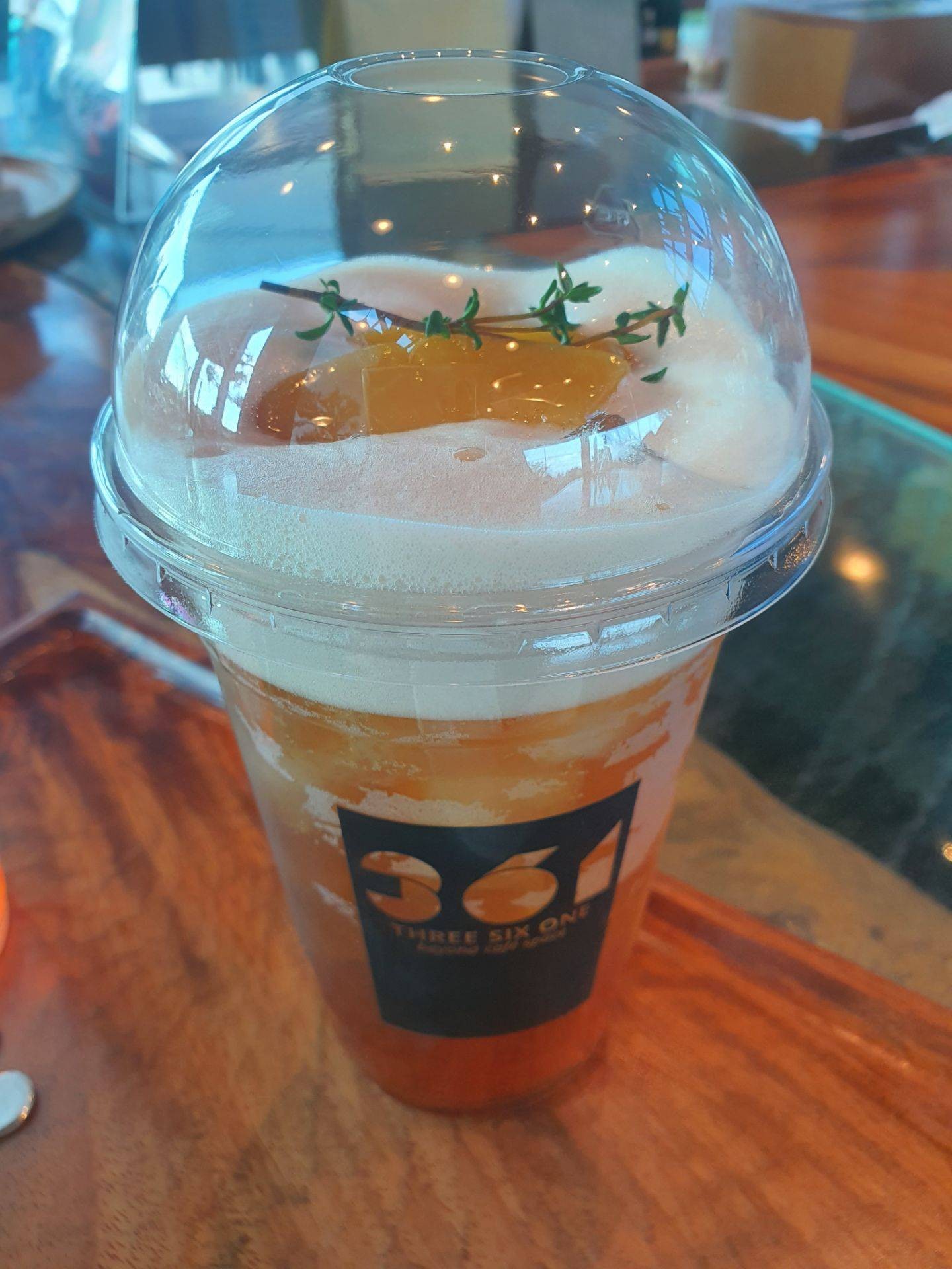 ชาพีชเย็น ร้าน 361 THREE SIX ONE Cafe - Wongnai