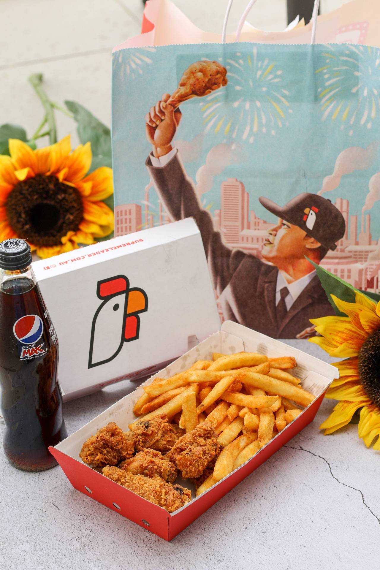 รีวิว Supreme Leader Chicken Malvern - The fries were sooo crispy and ...