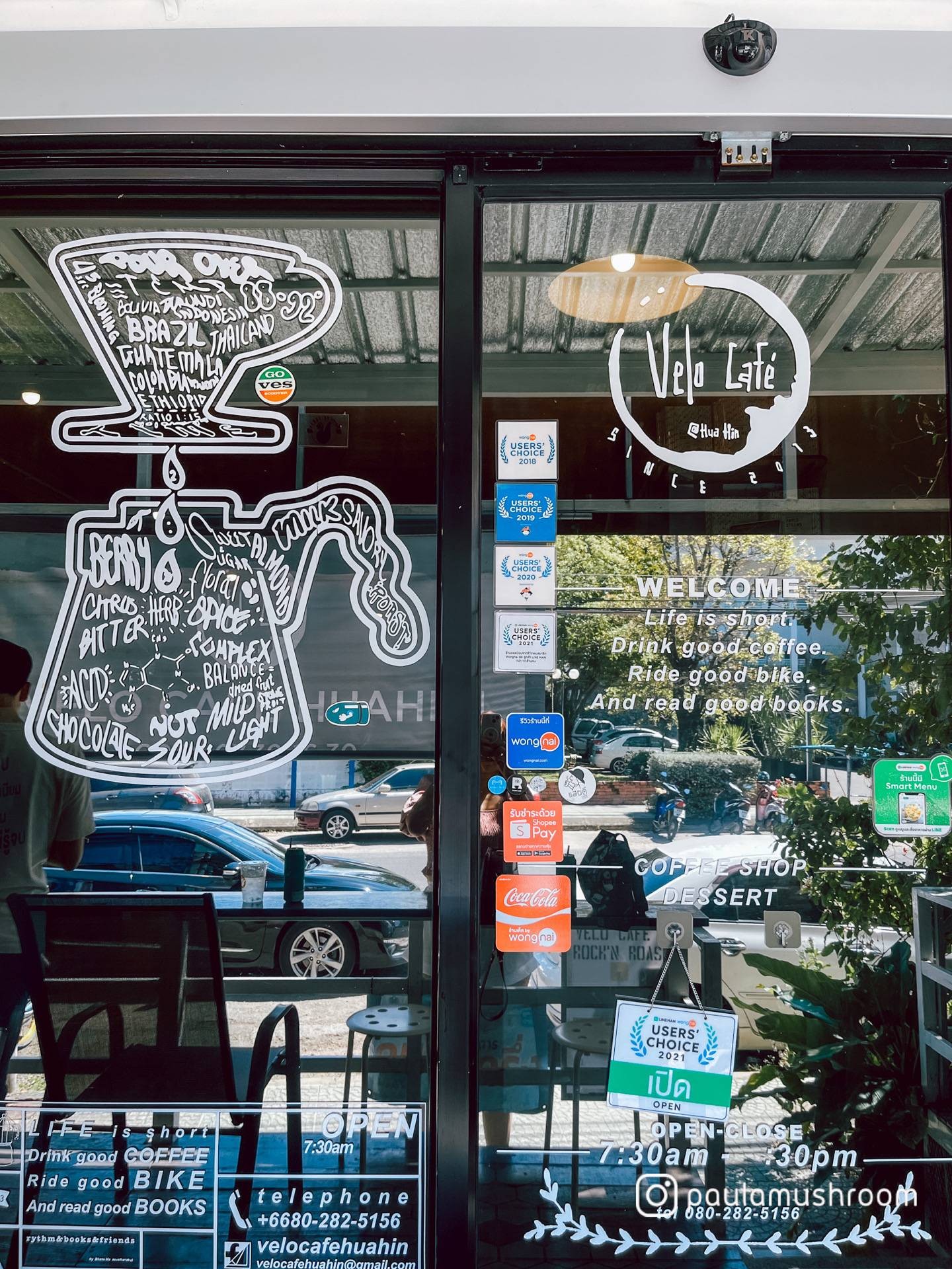 รีวิว Velo Cafe' สาขาแนบเคหาสน์ ตลาดโต้รุ่งหัวหิน - กลับมาอีกครั้ง แวะ ...