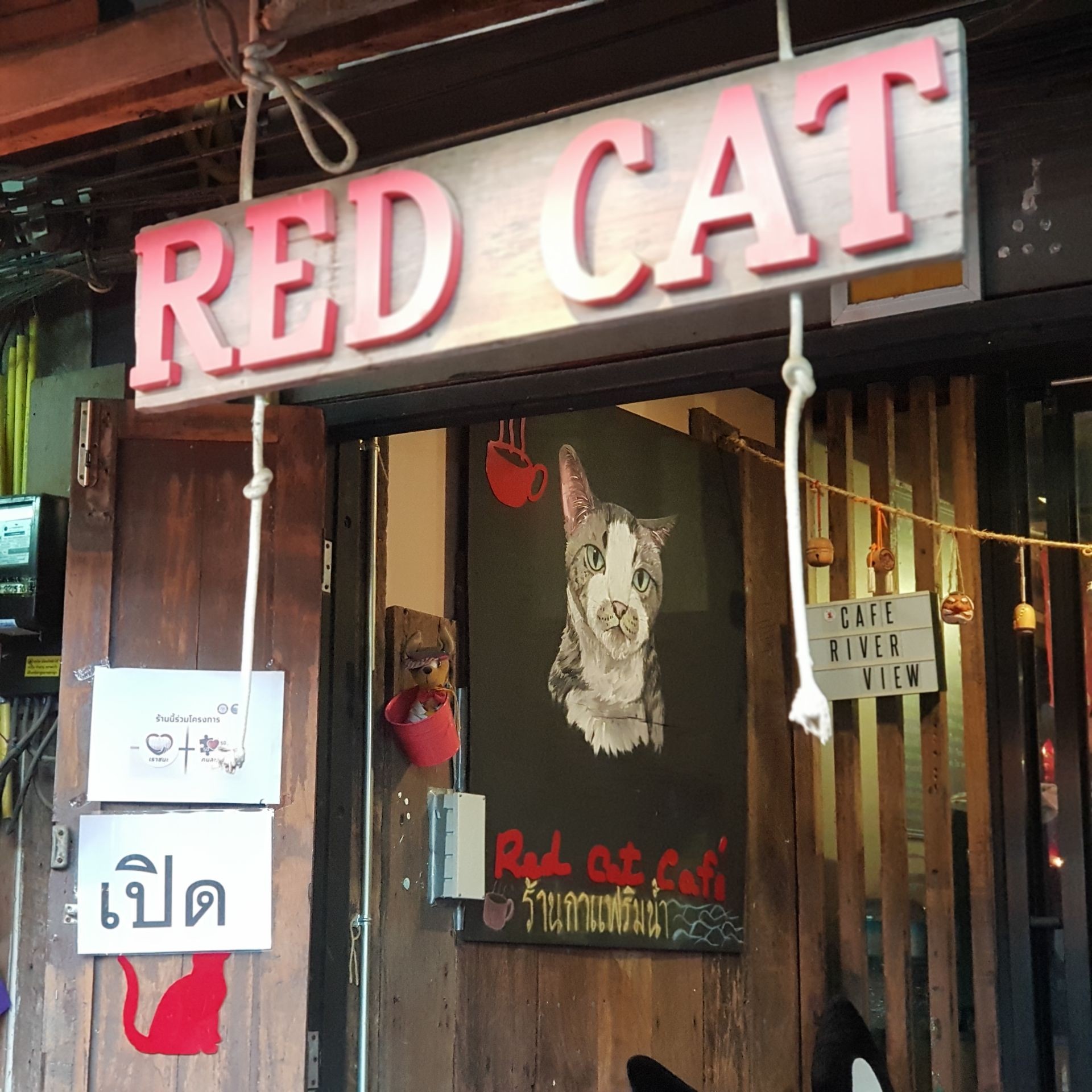 รีวิว Red Cat Cafe ฉะเชิงเทรา - ร้านกาแฟน่ารักในตลาดบ้านใหม่จังหวัดฉะเชิงเทราค่ะ🥃🥤ให้เดินมา ...