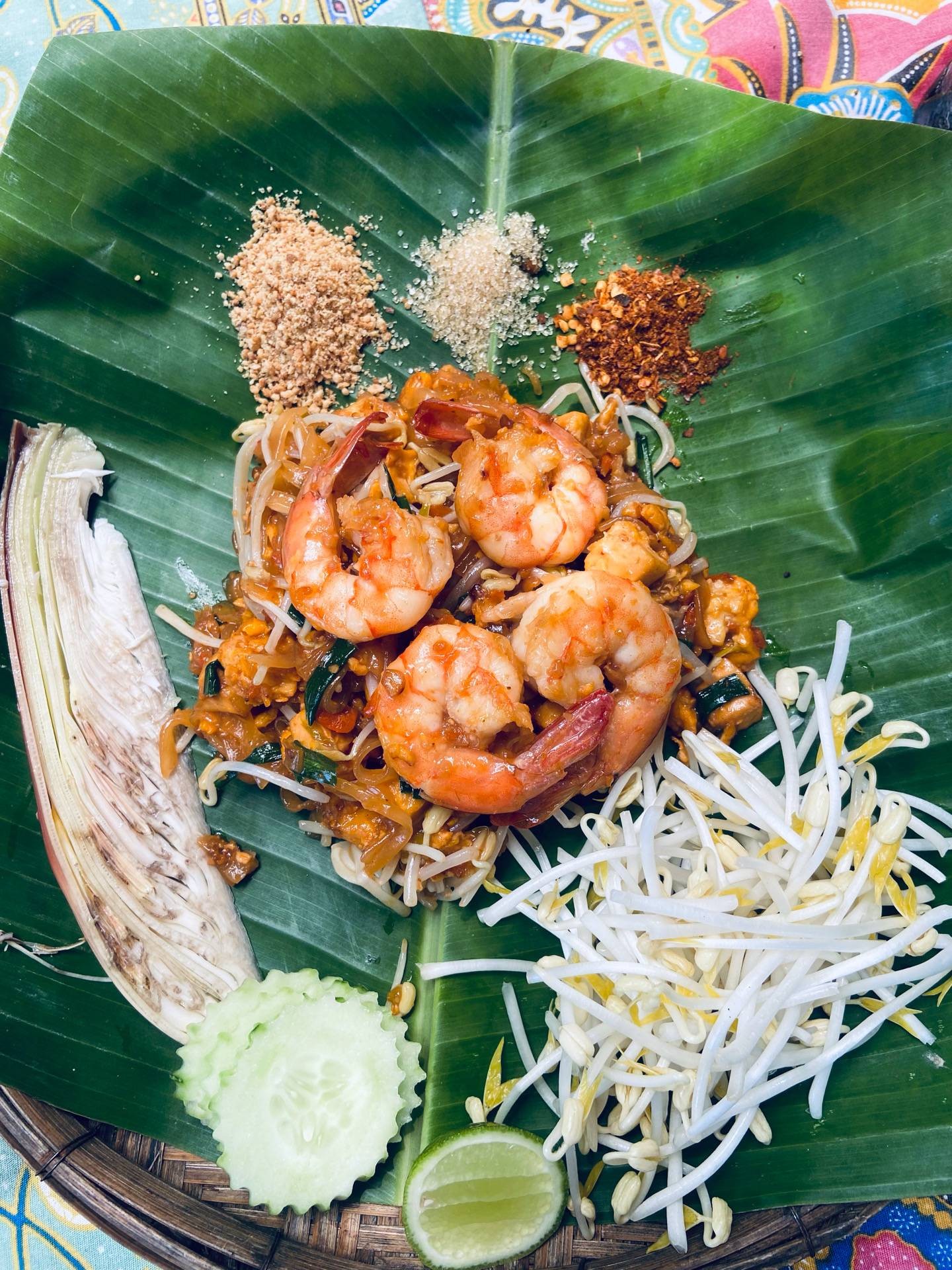 ผัดไทย ร้าน The Nature samui เกาะสมุย