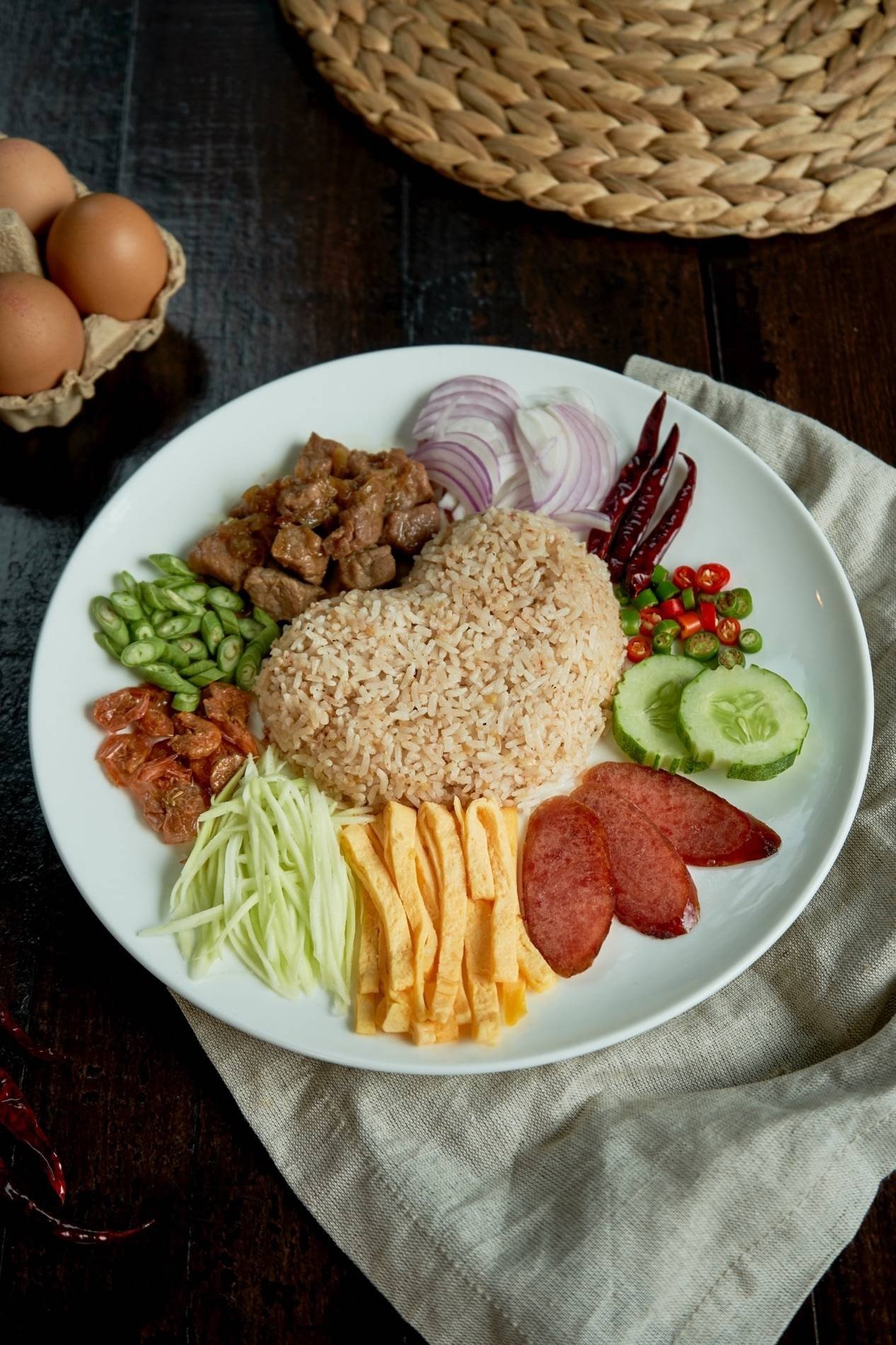 ข้าวคลุกกะปิ • image ร้าน ก๋วยเตี๋ยวเป่าปาก by Patcha (บรมราชชนนี-สาย3) ศาลาธรรมสพน์