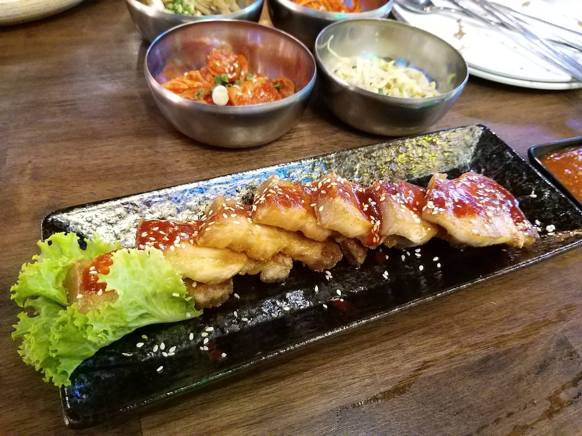 หมูสามชั้นย่างโคชูจัง • แห้งแข็งไปนิด ร้าน Hee Men Pyo อาหารเกาหลีสุด ...