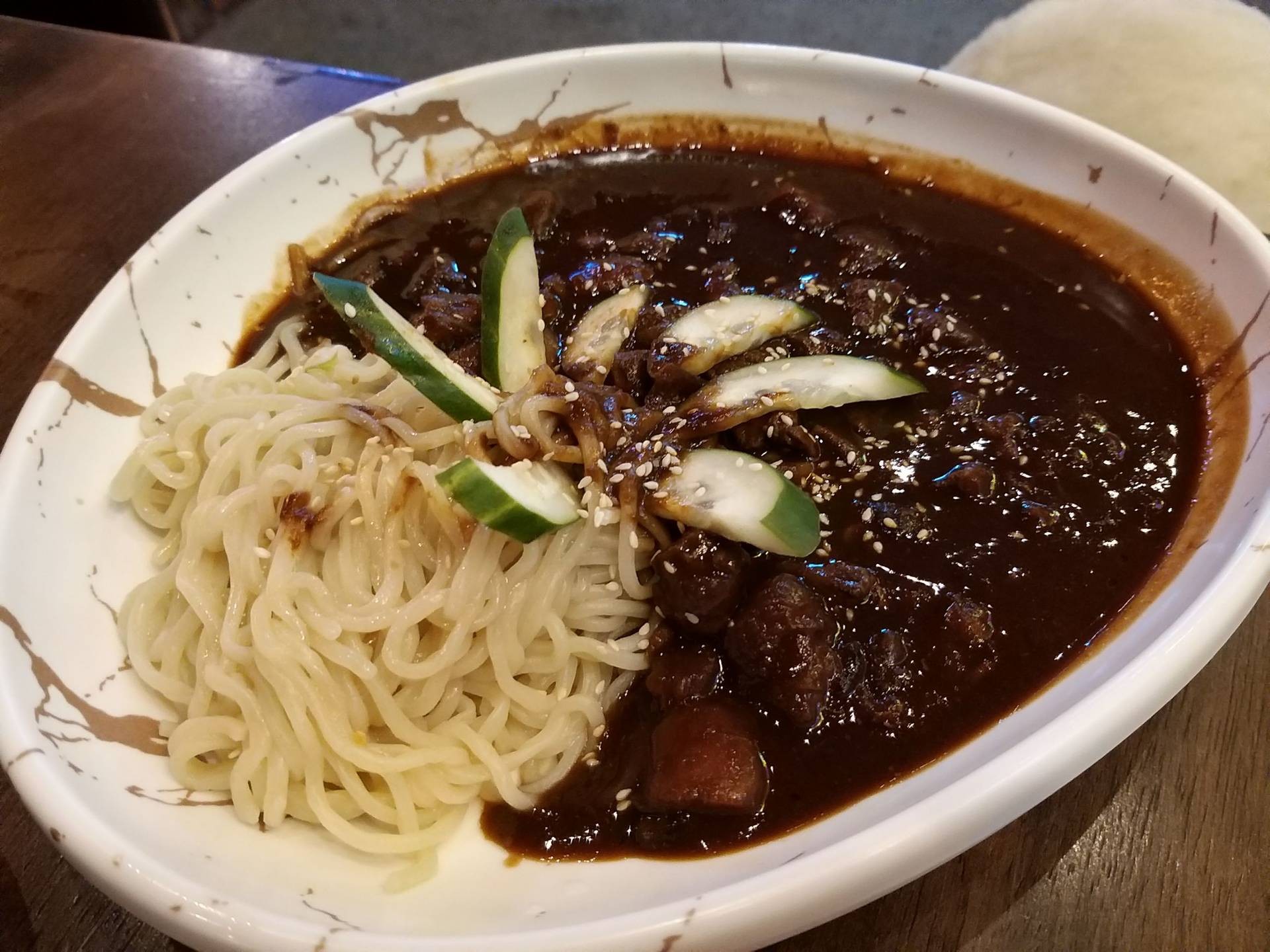 จาจังมยอน • รู้สึกว่าหวานนำ ร้าน Hee Men Pyo อาหารเกาหลีสุดฟิน - Wongnai