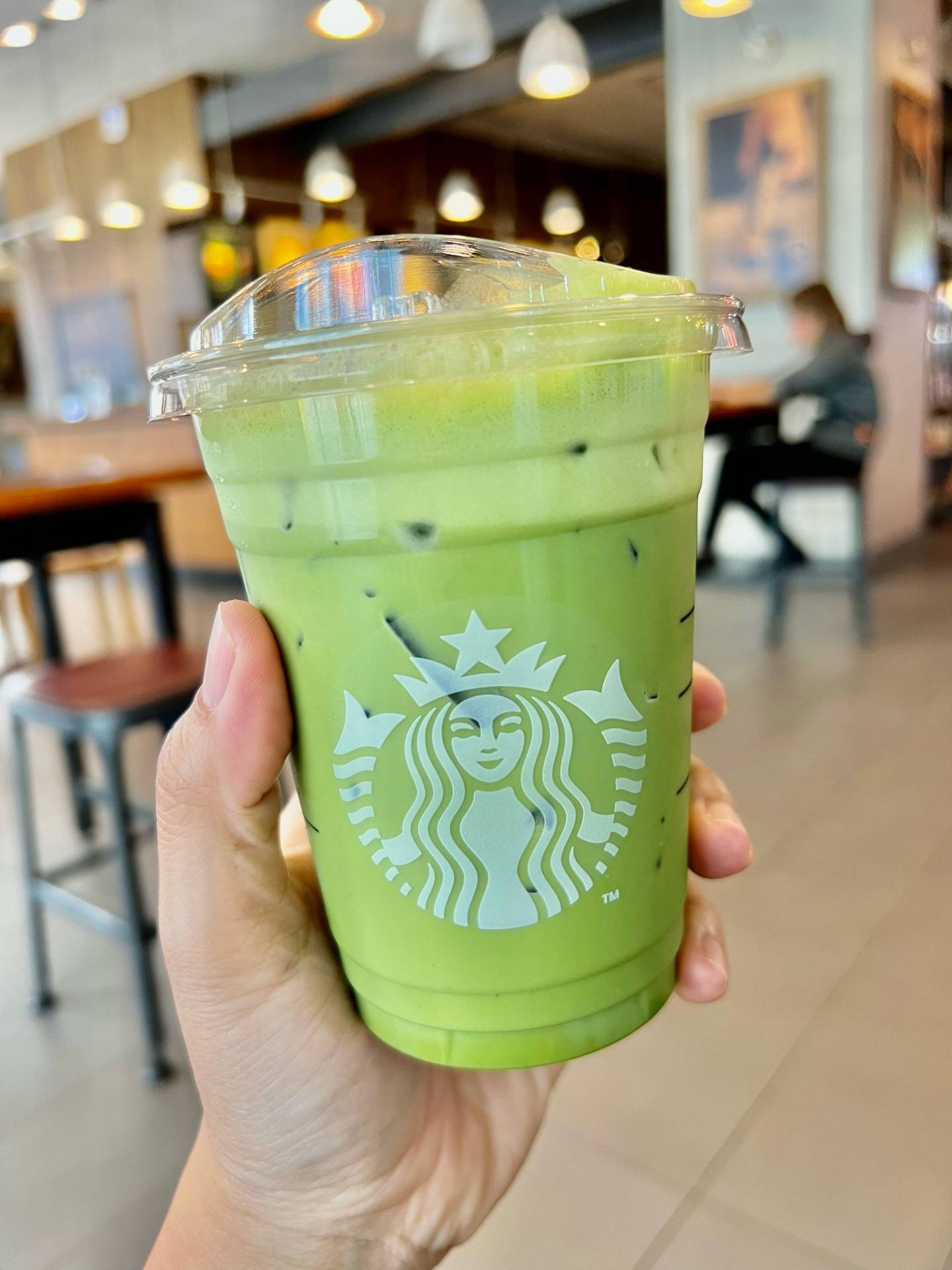 รีวิว Starbucks ห้างโอเดียน - Pure Matcha latte เข้มข้น อร่อยมาก