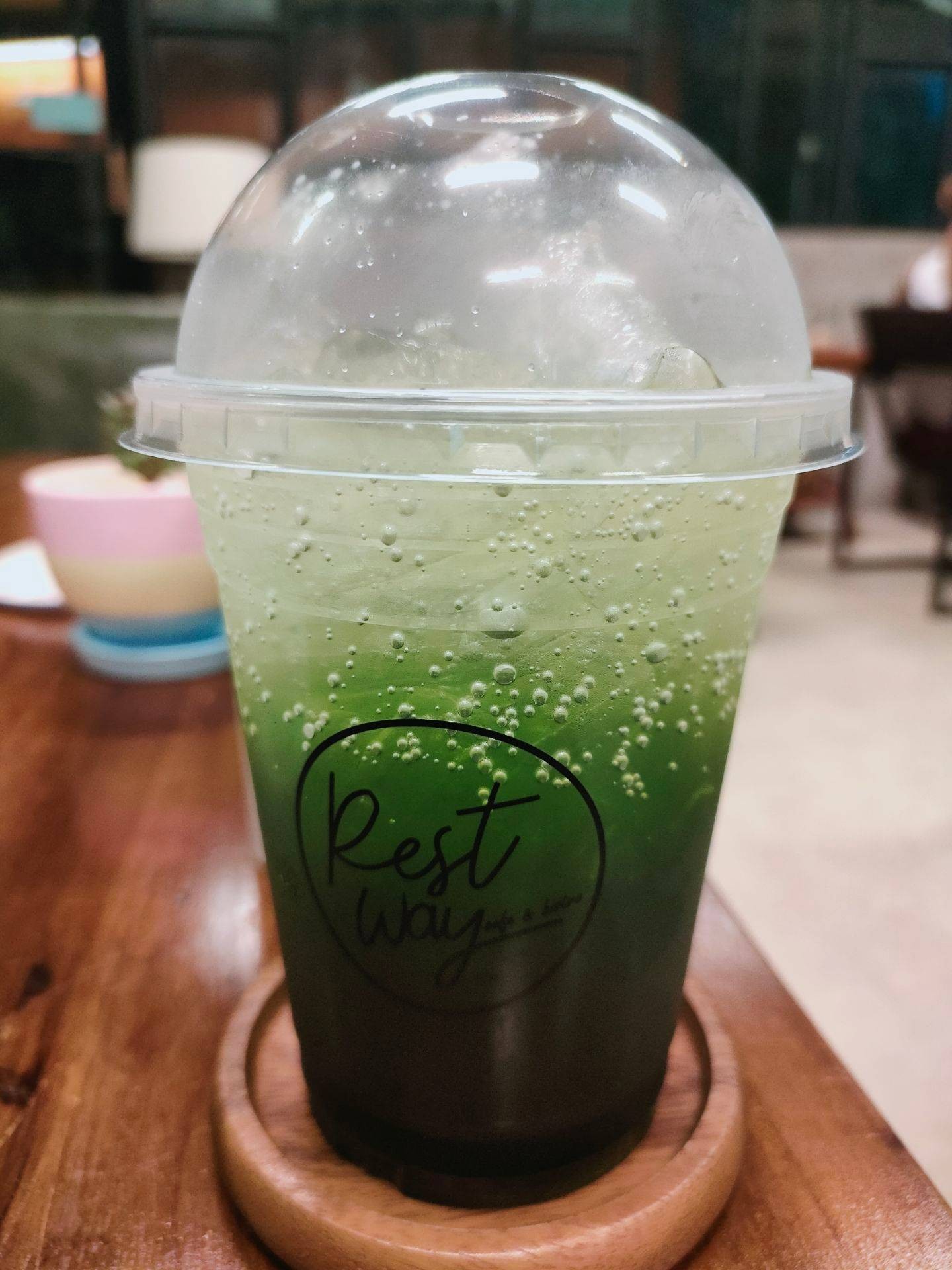 ชาเขียวมะนาวโซดา ร้าน REST WAY CAFE & BISTRO เรสต์เวย์คาเฟ่แอนด์บิสโทร ...