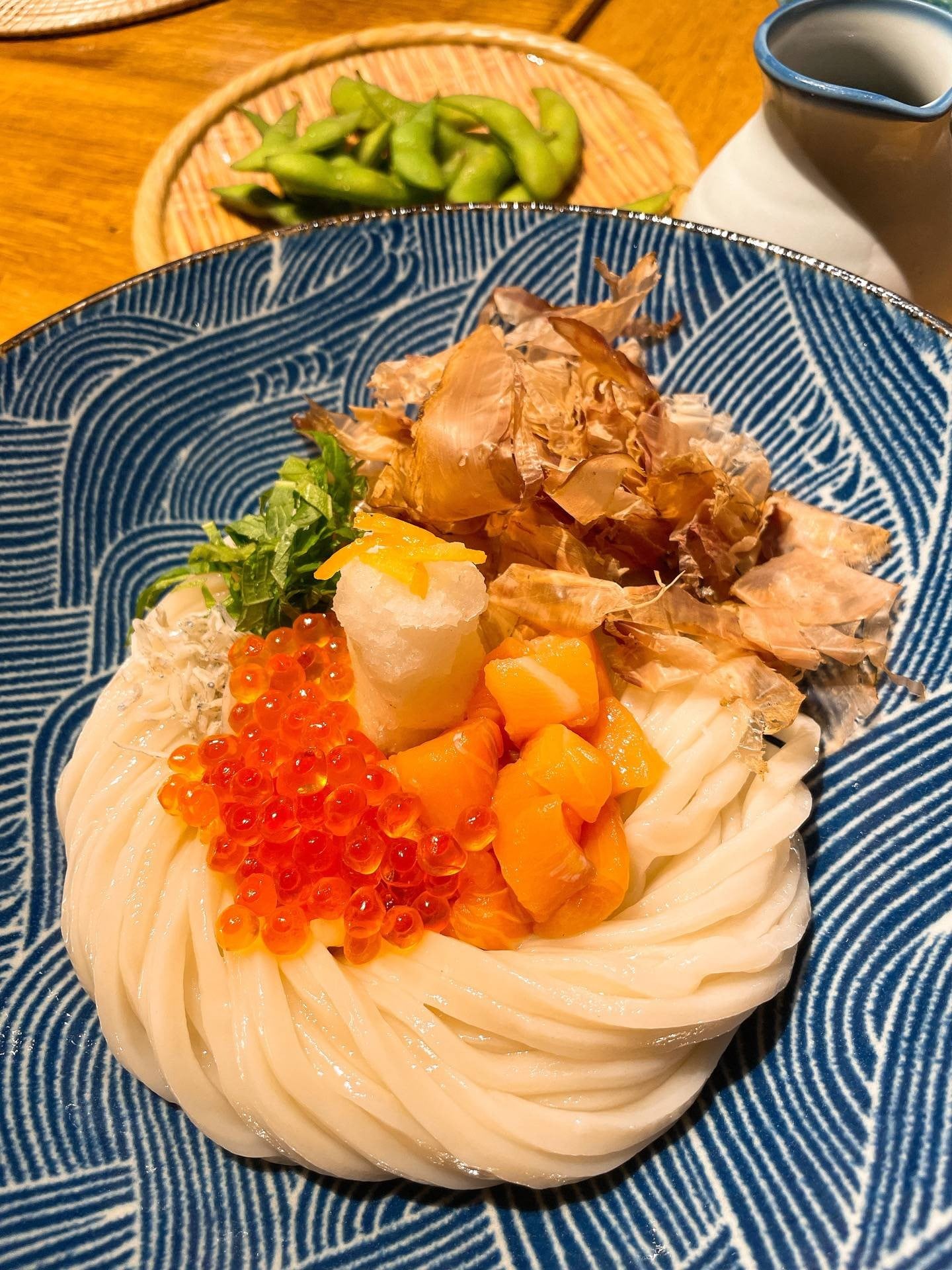 Hiyashi Ikura Udon ร้าน Tsuru Udon ทองหล่อ