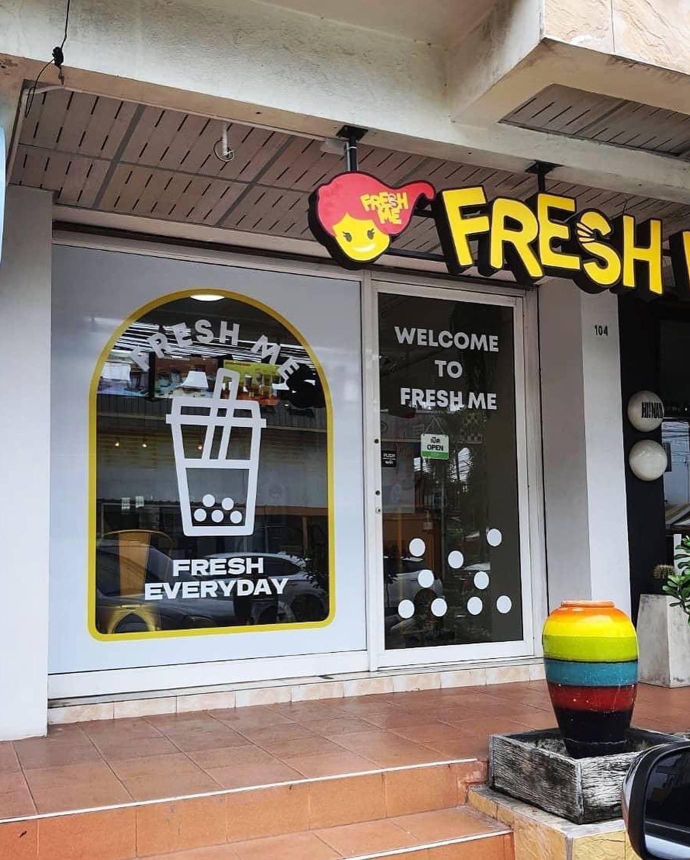 รีวิว Fresh Me & Cheesy Fried สัมมากรพลส - ทั้งเครื่องดื่มและของทานเล่น ...