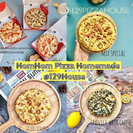 รีวิว Homhom Pizza Homemade@129House - ราคาดี รสชาติกลมกล่อม