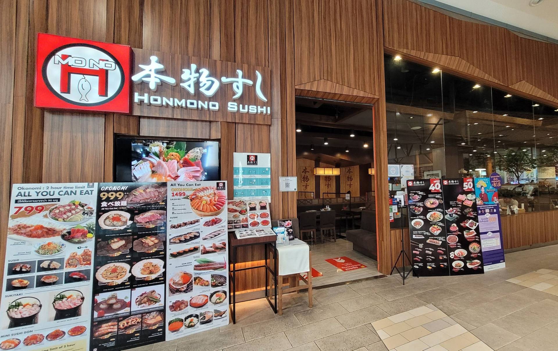 รีวิว Honmono Sushi เซ็นทรัล พระราม 9 - Honmono Buffet ราคาเริ่มต้น 799 ...