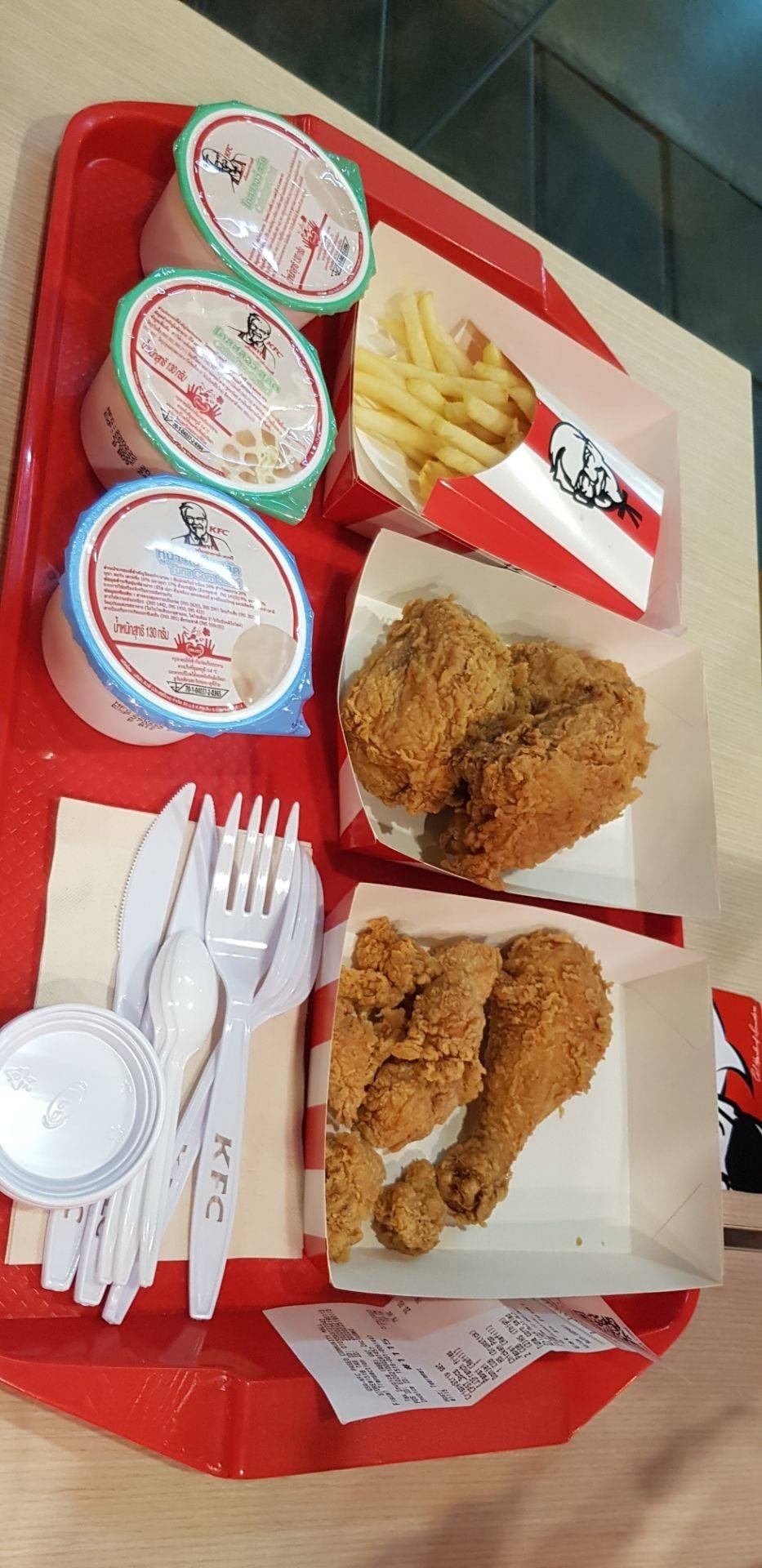 รีวิว KFC เดอะพาซิโอ ลาดกระบัง - ไก่ทอดกรอบใหม่ 🍗🥤🍗🥤ตามออเดอร์ทำให้ได้ ...