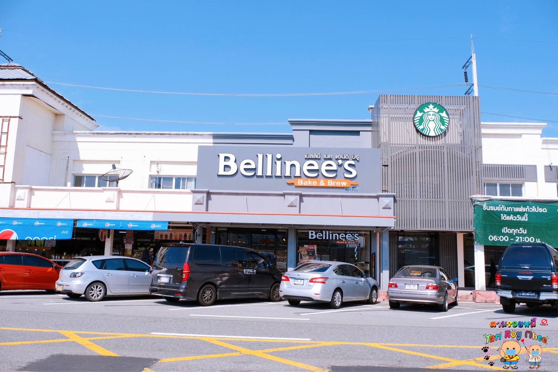 รีวิว Bellinee's Bake & Brew Motorway บางปะกง - จุดพักรถที่มีเบเกอรี่ ...