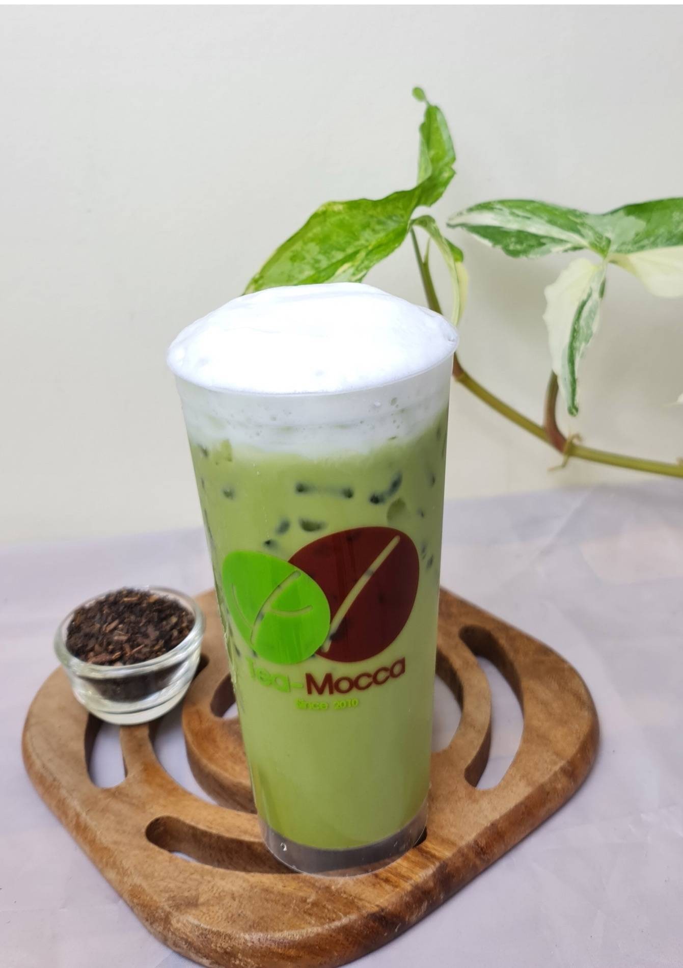ชาเขียวนม • image ร้าน Tea-Mocca Cafe (หมู่บ้านเศรษฐกิจ)