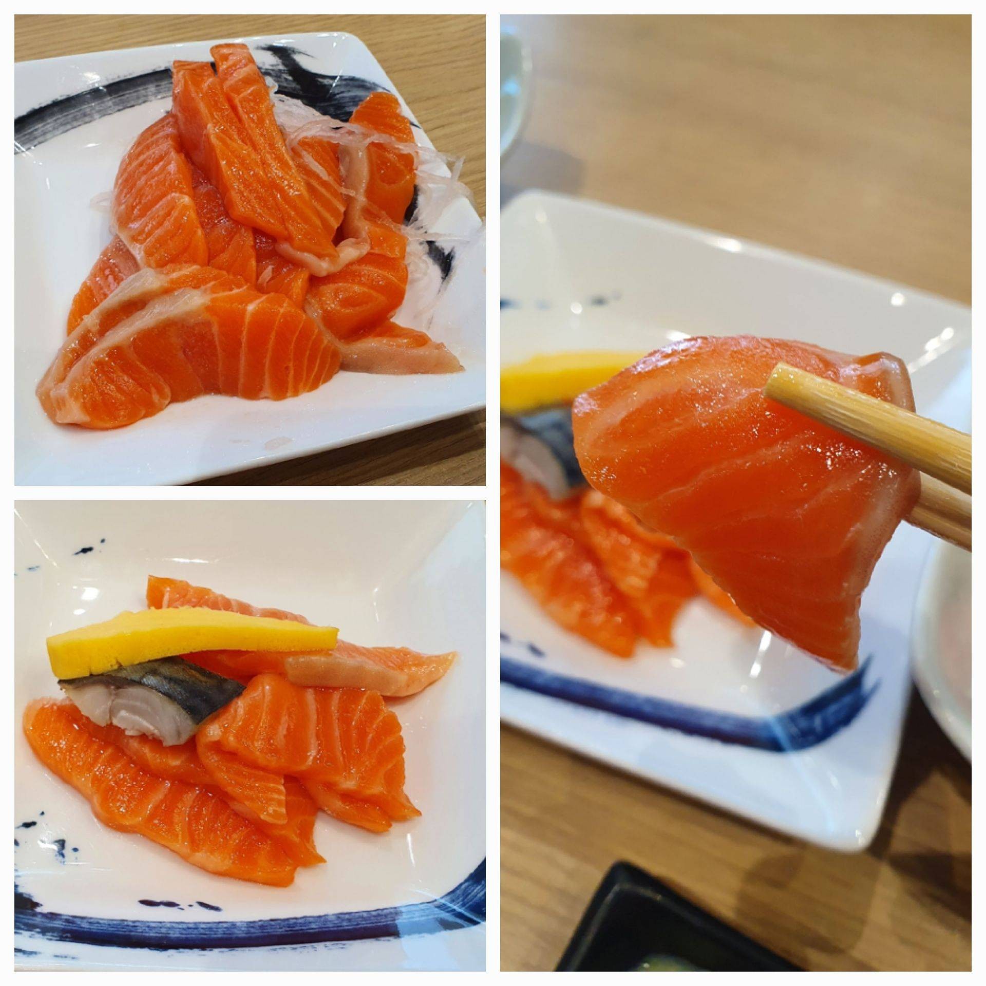 ซาชิมิแซลม่อน • ซาซิมิเหมือนสาขาอื่น ร้าน OISHI EATERIUM สามย่านมิตร ...