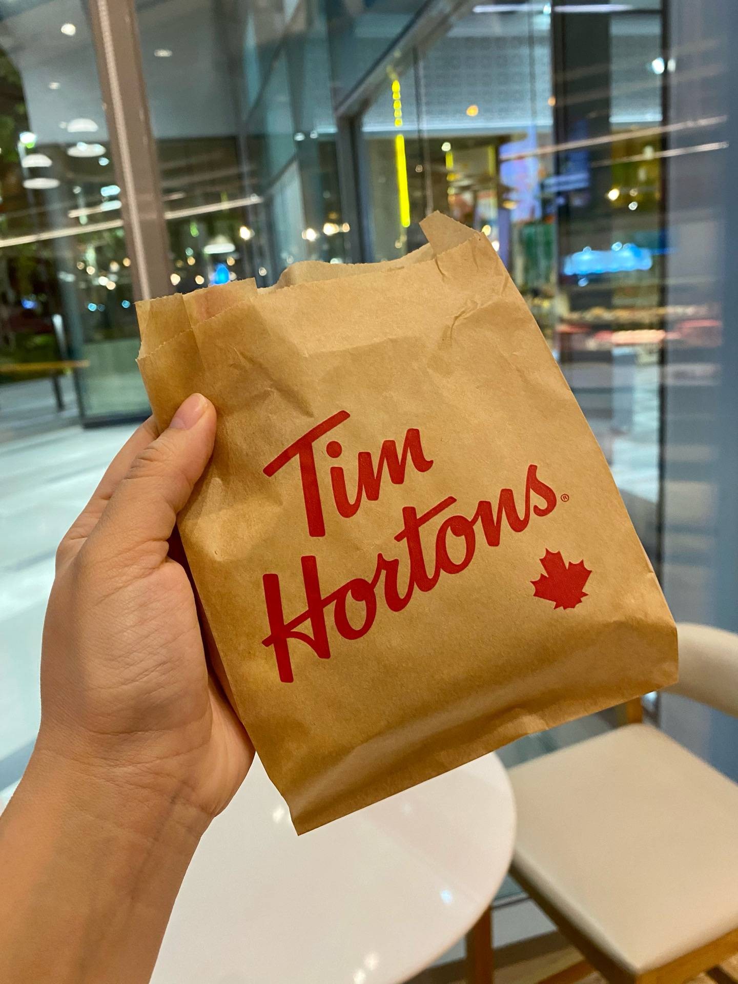 รีวิว Tim Hortons สามย่าน มิตรทาวน์ - เพิ่งเคยมาลองครั้งแรก - Wongnai