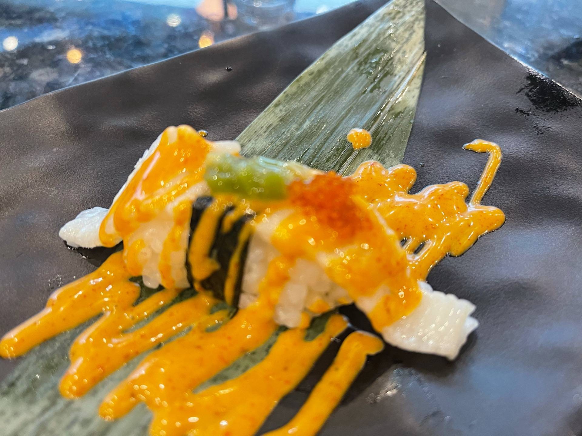 Aburi Engawa sushi ร้าน Tenjo Sushi & Yakiniku Premium Buffet เซ็นทรัล ...