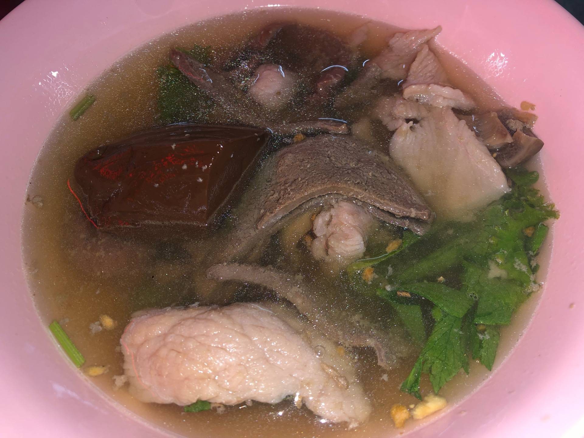 รีวิว เกาเหลาเลือดหมู เจ้อ้วน-บางบอน สามแยกบางบอน - ต้มเลือดหมูร้อนๆ ...