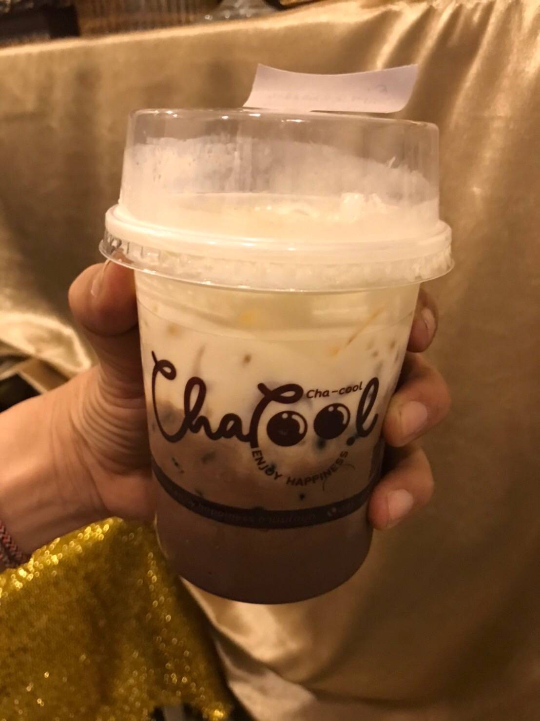 รีวิว “ChaCool” enjoy happiness ชานมไข่มุก - โกโก้ร้านนี้อร่อยมาก แก้ว ...