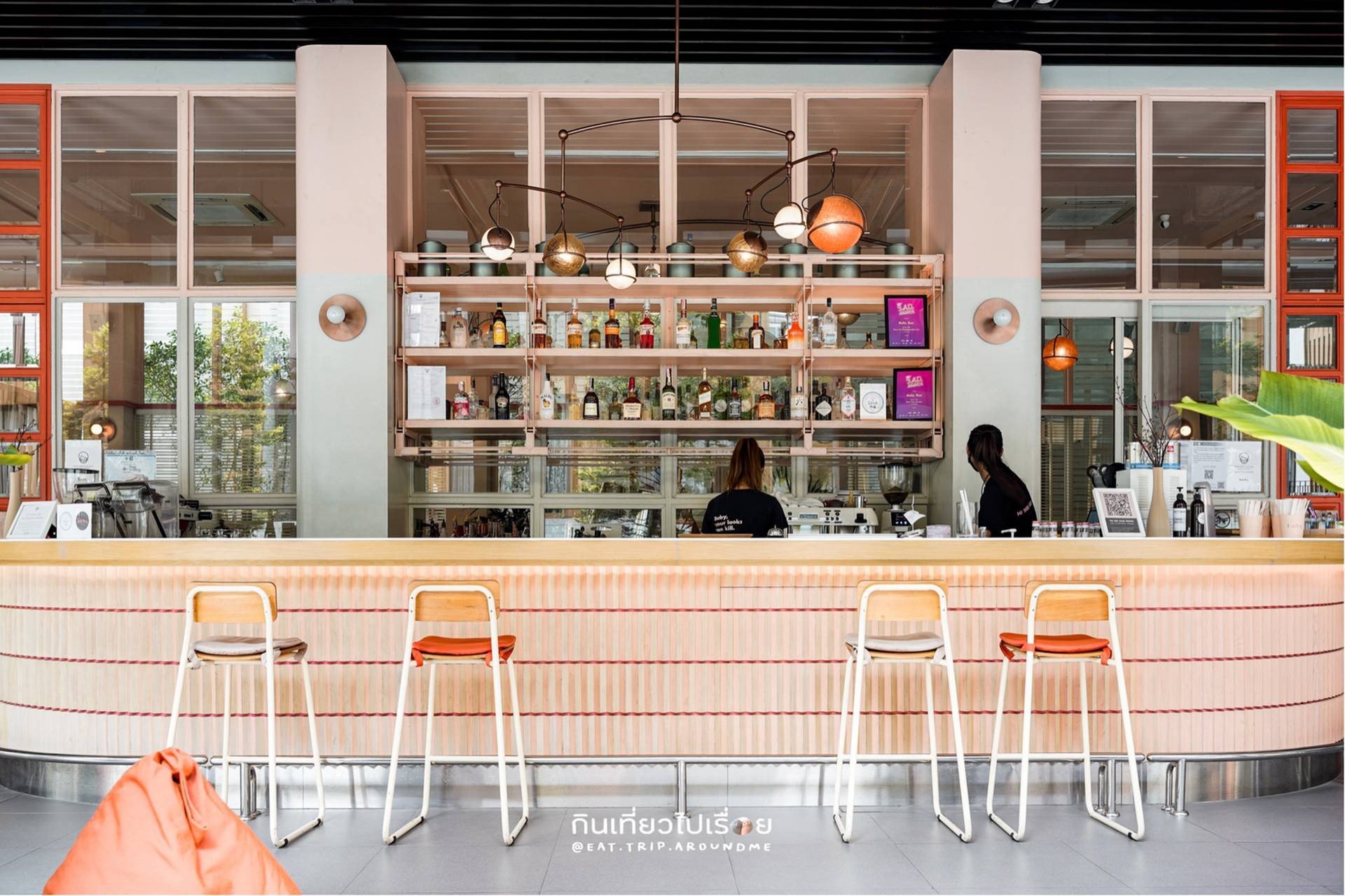 รีวิว Baby Bar Bangkok - Baby Bar คาเฟ่สีชมพูสดใสในโรงแรม Craftsman💓 ️ ...
