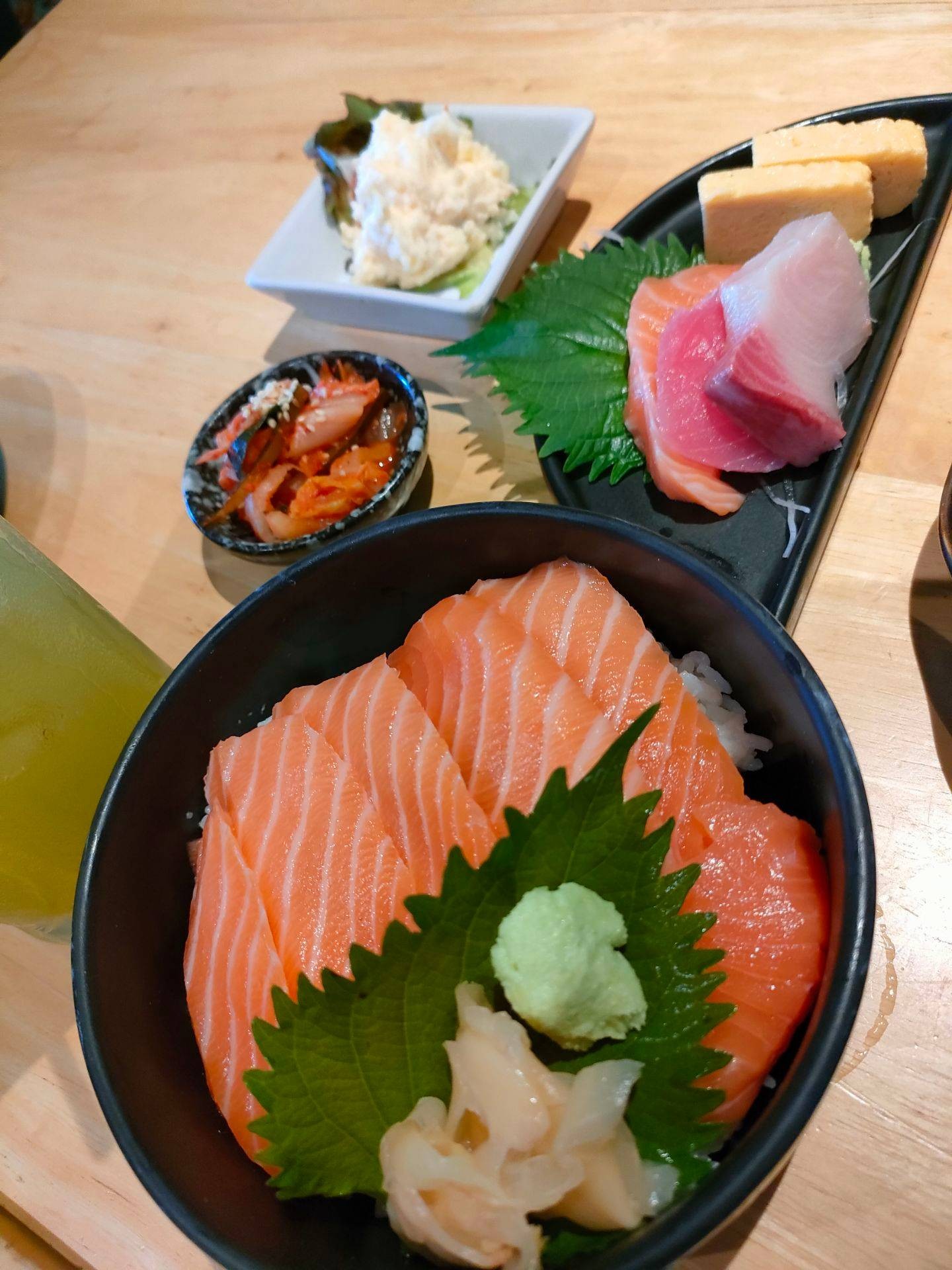 Salmon Don Set ร้าน TEIEN SUSHI