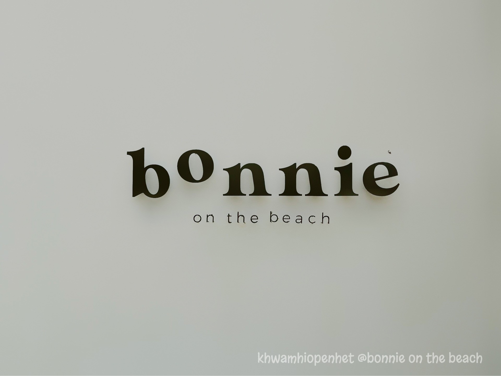 รีวิว bonnie on the beach - bonnie on the beach cafe 🤎🤍