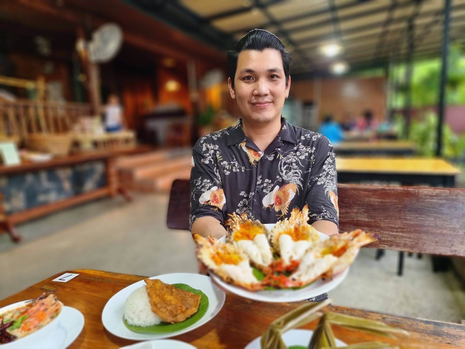 รูป BUA Riverside ผัดไทย กุ้งแม่น้ำเผา - Wongnai