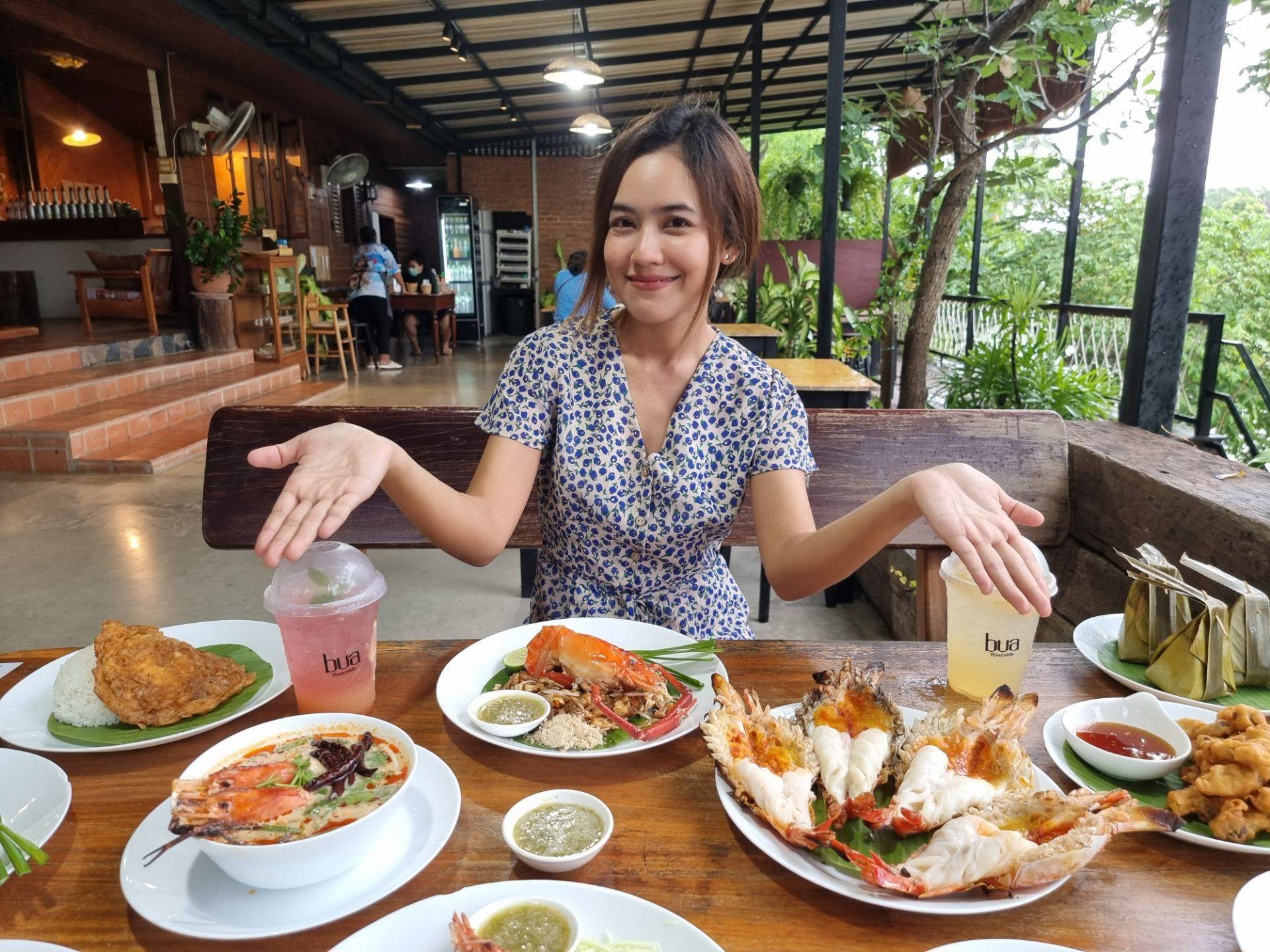 รูป BUA Riverside ผัดไทย กุ้งแม่น้ำเผา - Wongnai