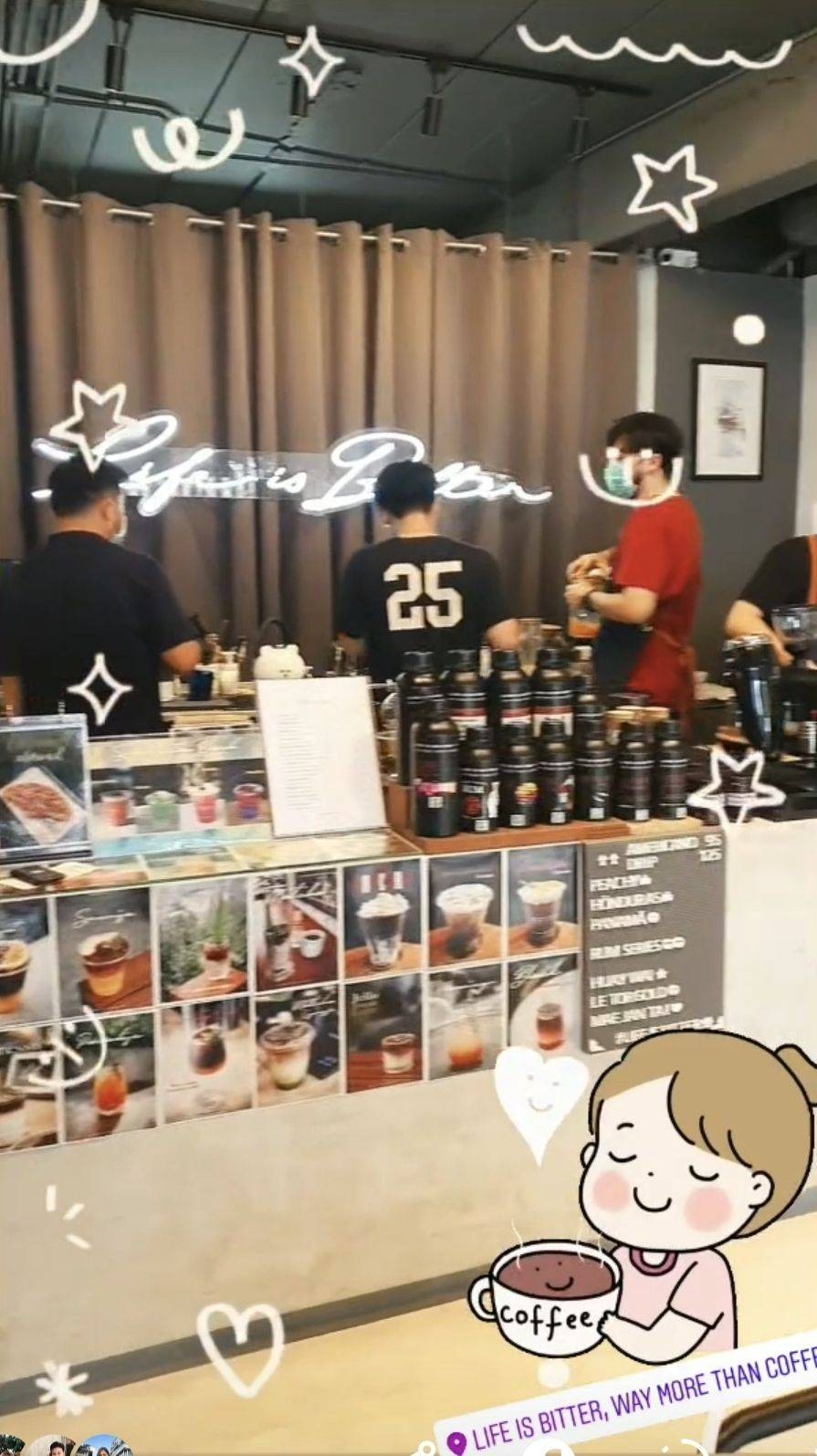 รีวิว Life is Bitter, way more than coffee - ร้านน่ารัก กาแฟอร่อย ...