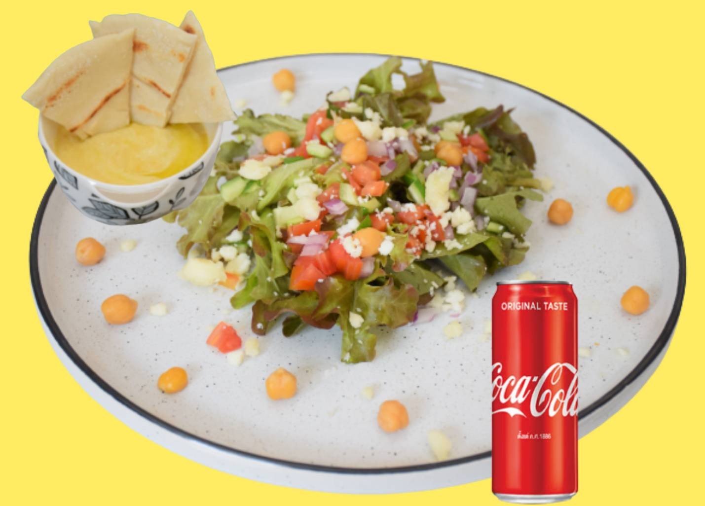 [อร่อยซ่ากับโค้ก] Salad Set (ชุดสลัด) • image ร้าน Silk Root • Wok ...