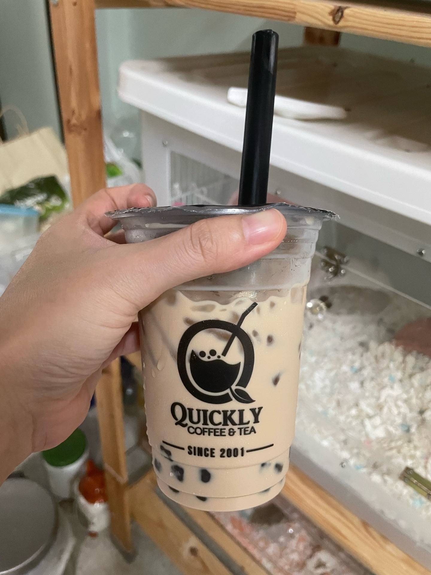 รีวิว Quickly Tea ตลาดเพลินดี - ชานมไข่มุก ที่เราชอบมาตั้งแต่เด็ก