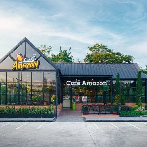 รีวิว Café Amazon - SD3880 Cockpit ถ.สุนทรโกษา - สาขาใหม่ กับ เมนูใหม่ Dark Chocolate Strawberry ...