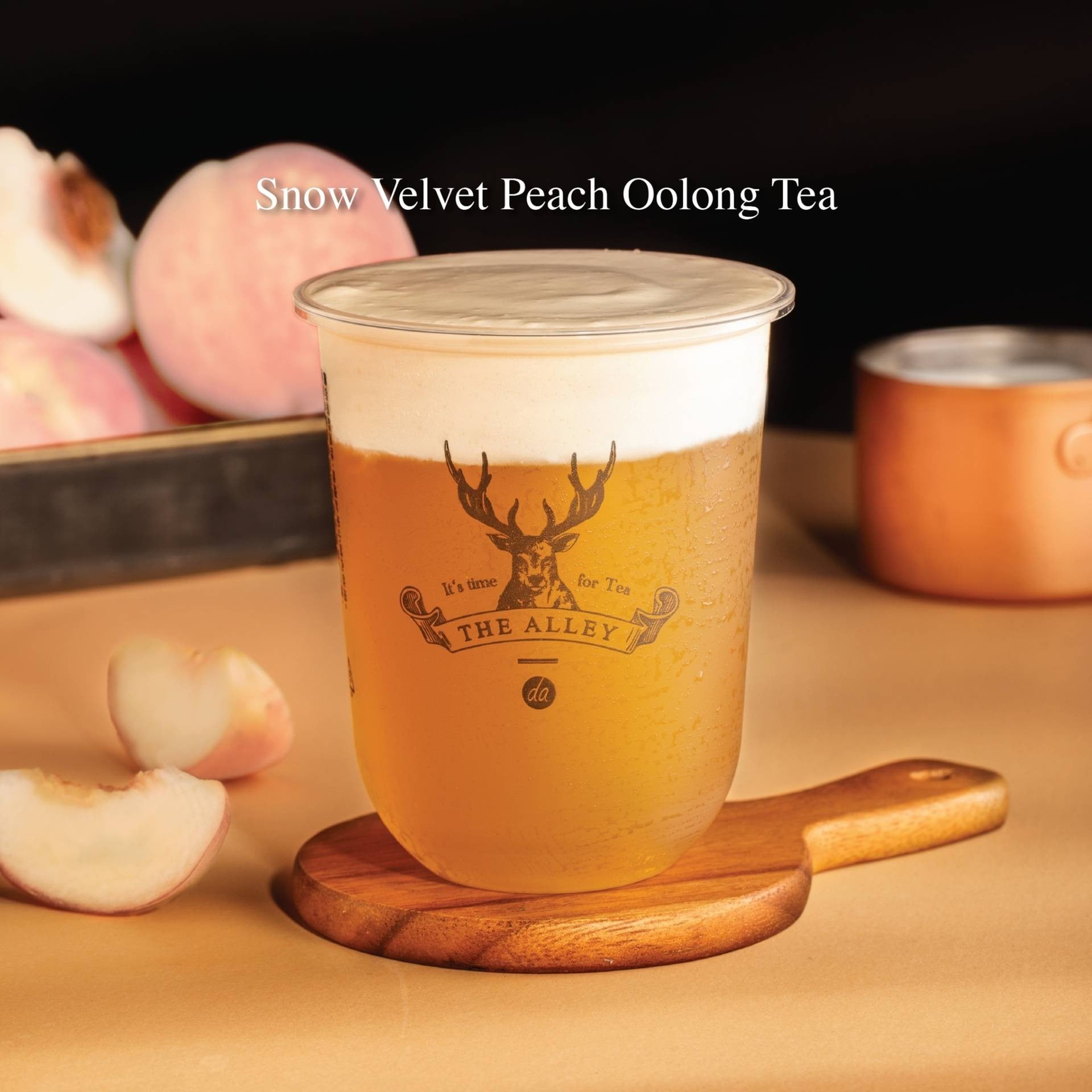 Snow Velvet Peach Oolong Tea • Snow Velvet Peach Oolong Tea ร้าน The ...